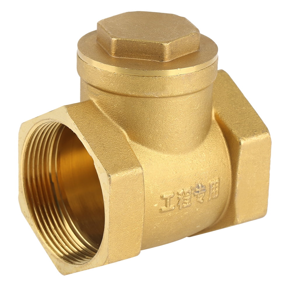 DN50 Female Thread Brass NOn return Swing Check Valve 232PSI Prevent ...