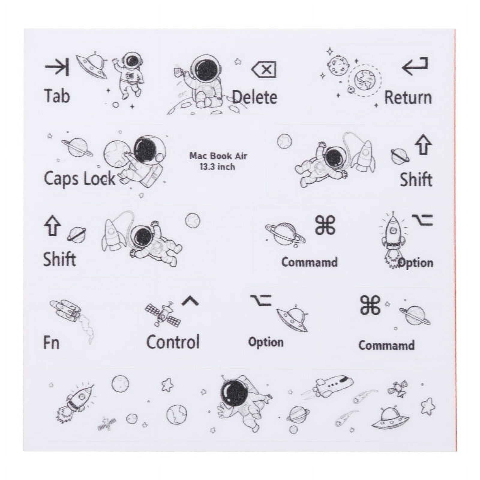 DN59 Notebook English Keyboard Sticker Color Button Sticker For macair ...