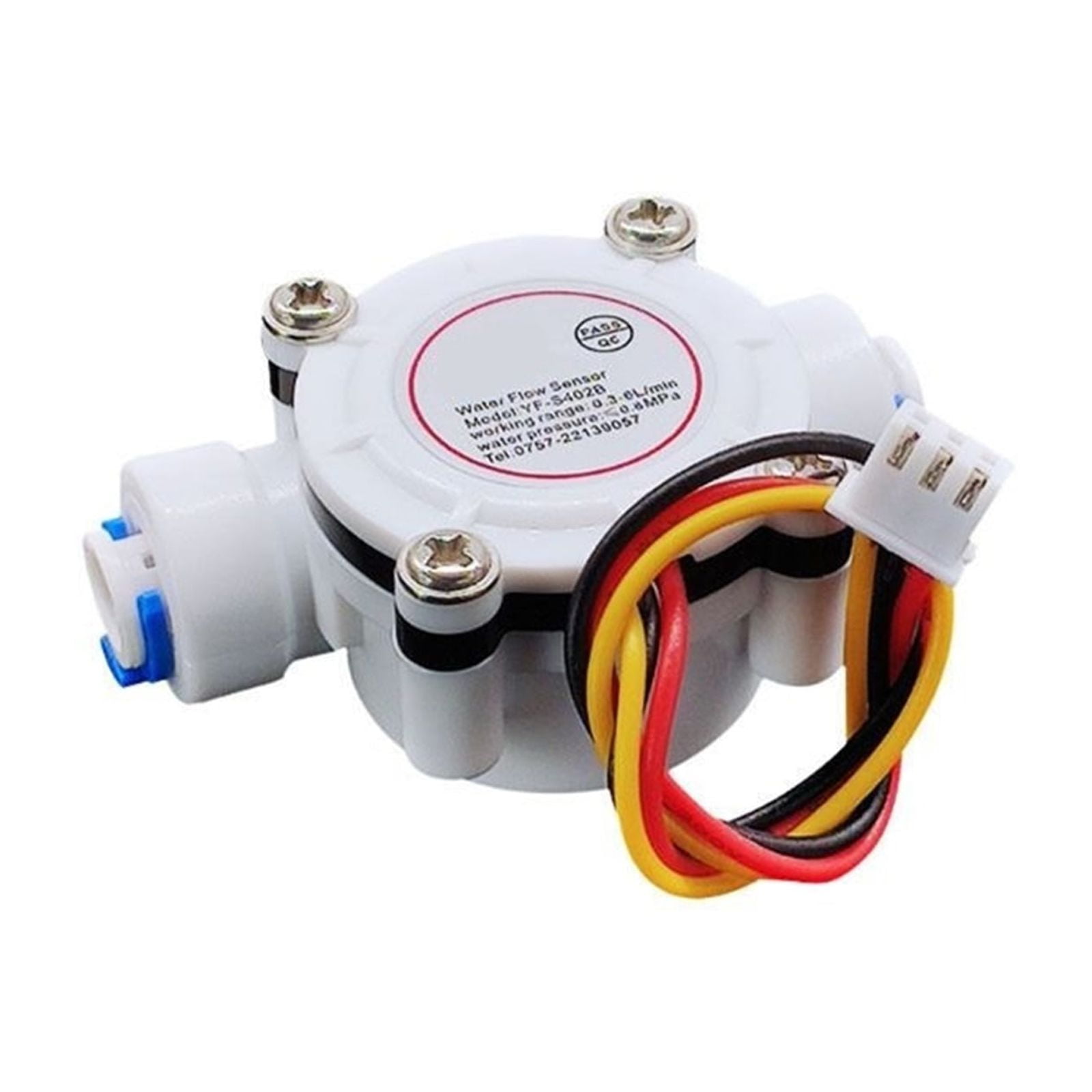 DN6 G 1/4" PE Water Meter Flow Sensor Counter 0.3-10L/min High ...