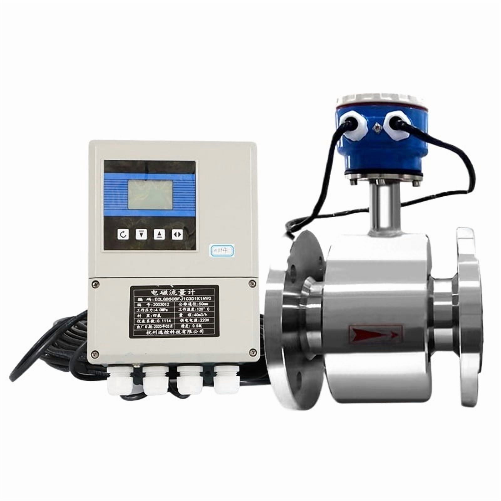 DN65/DN80/DN100 Electromagnetic Flow Meter for Wastewater Sewage Acid ...