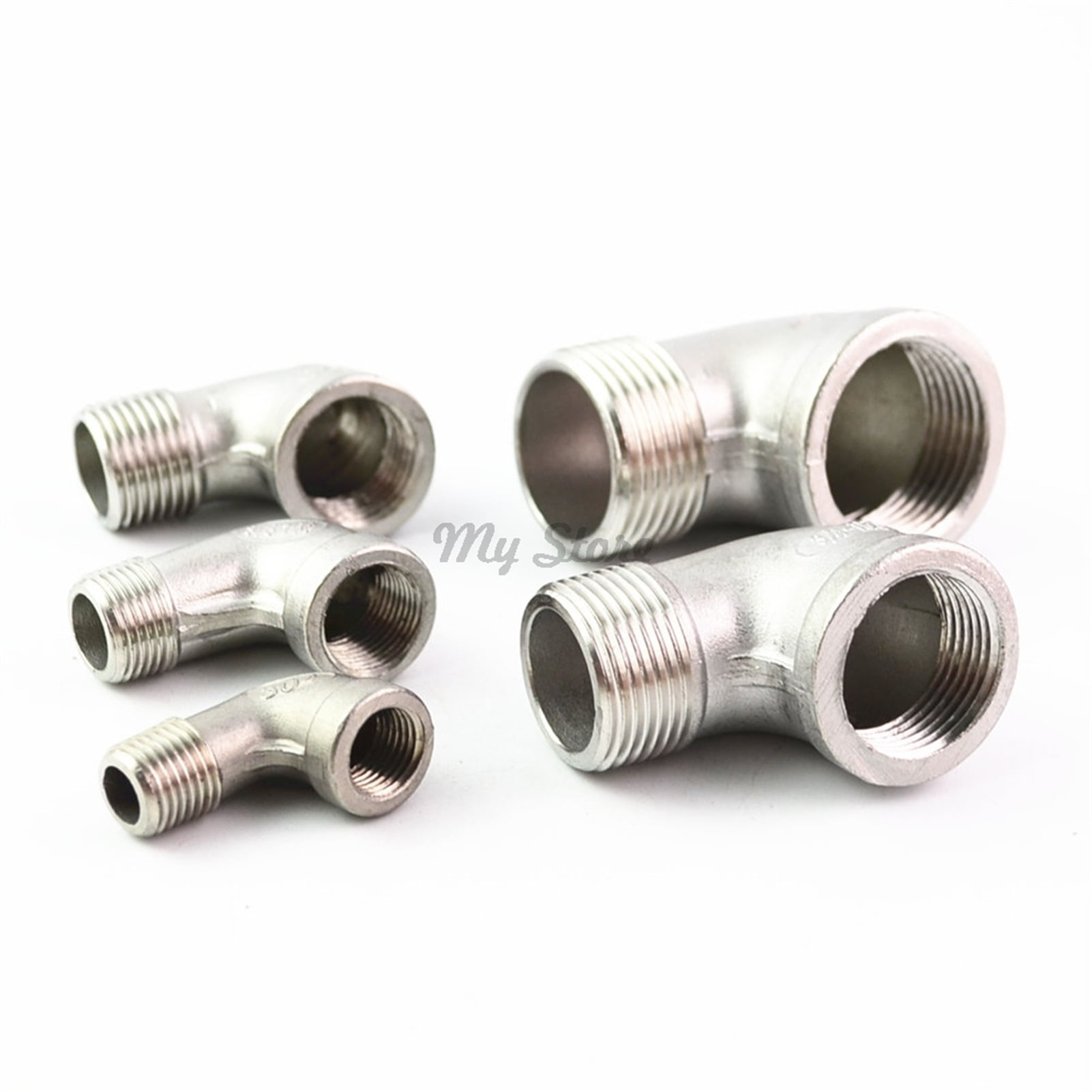 DN8 DN10 DN15 DN20 304 Stainless Steel 90 Degrees Pipe Fittings 1/4'' 1/2'' ,Long Lasting ...