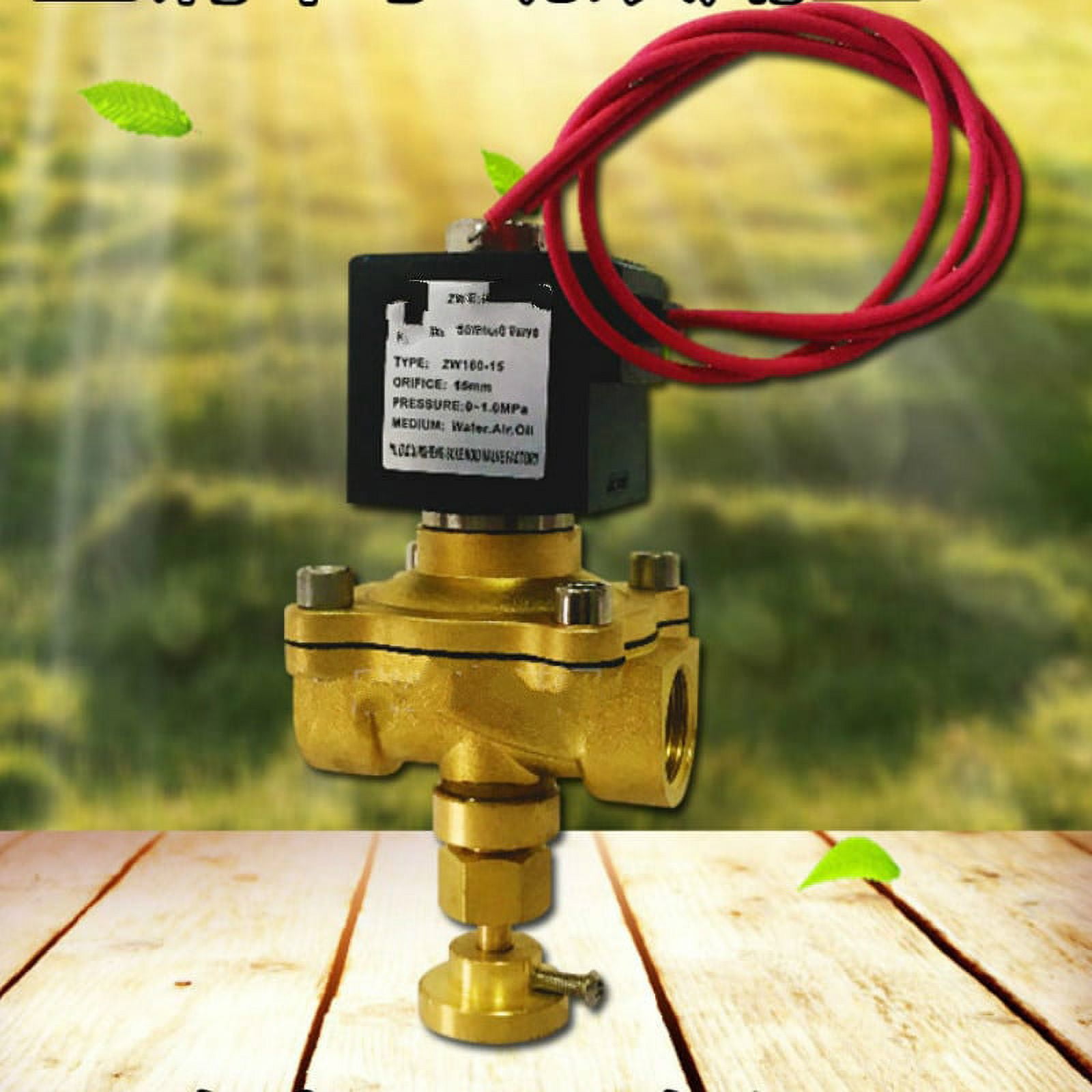 DN8 DN10 DN15 DN20 DN25 2W Copper solenoid valve Normally closed water ...