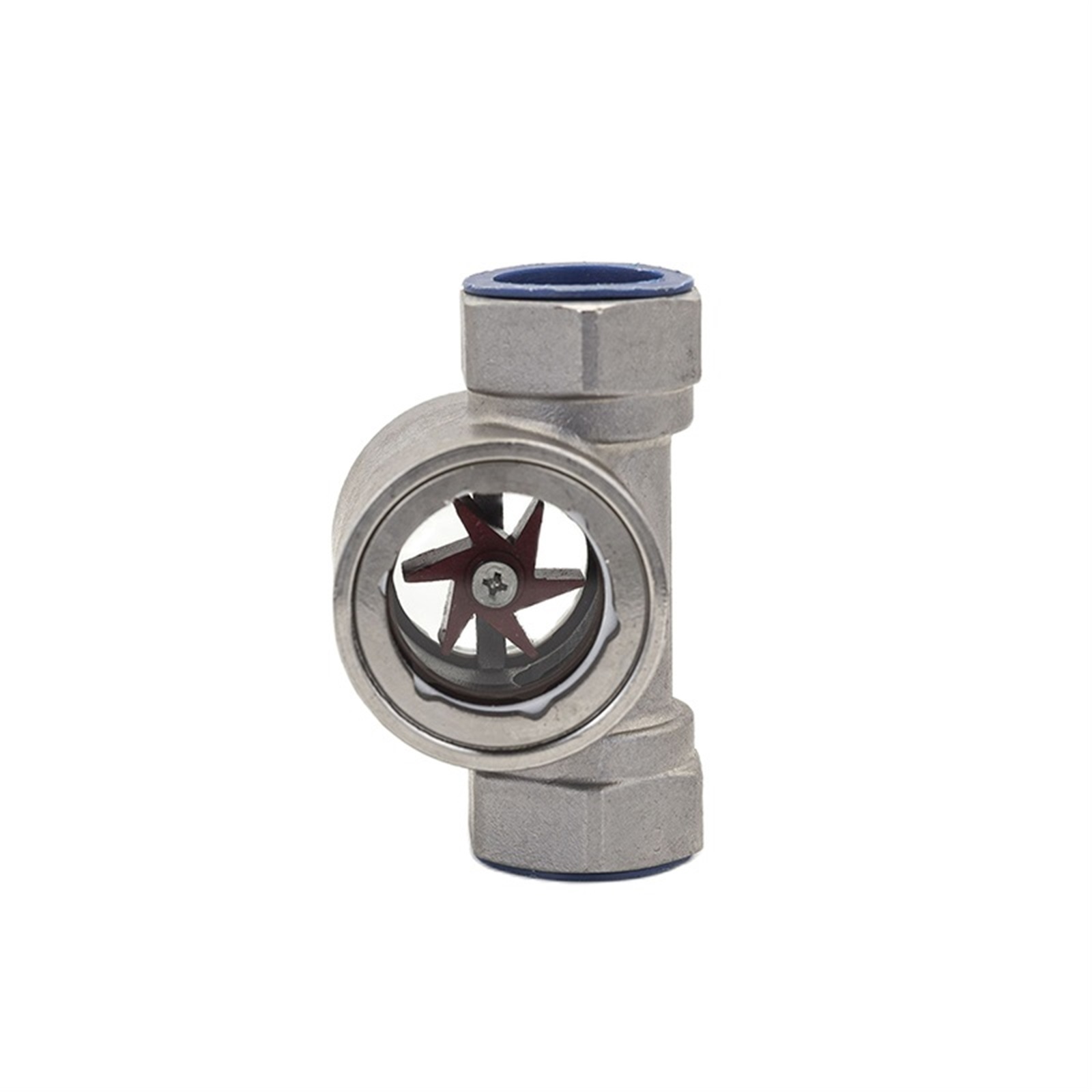 DN8/DN10/DN15/DN20/DN25 BSPT Female Window Sight Glass Flow Indicator - Walmart.com