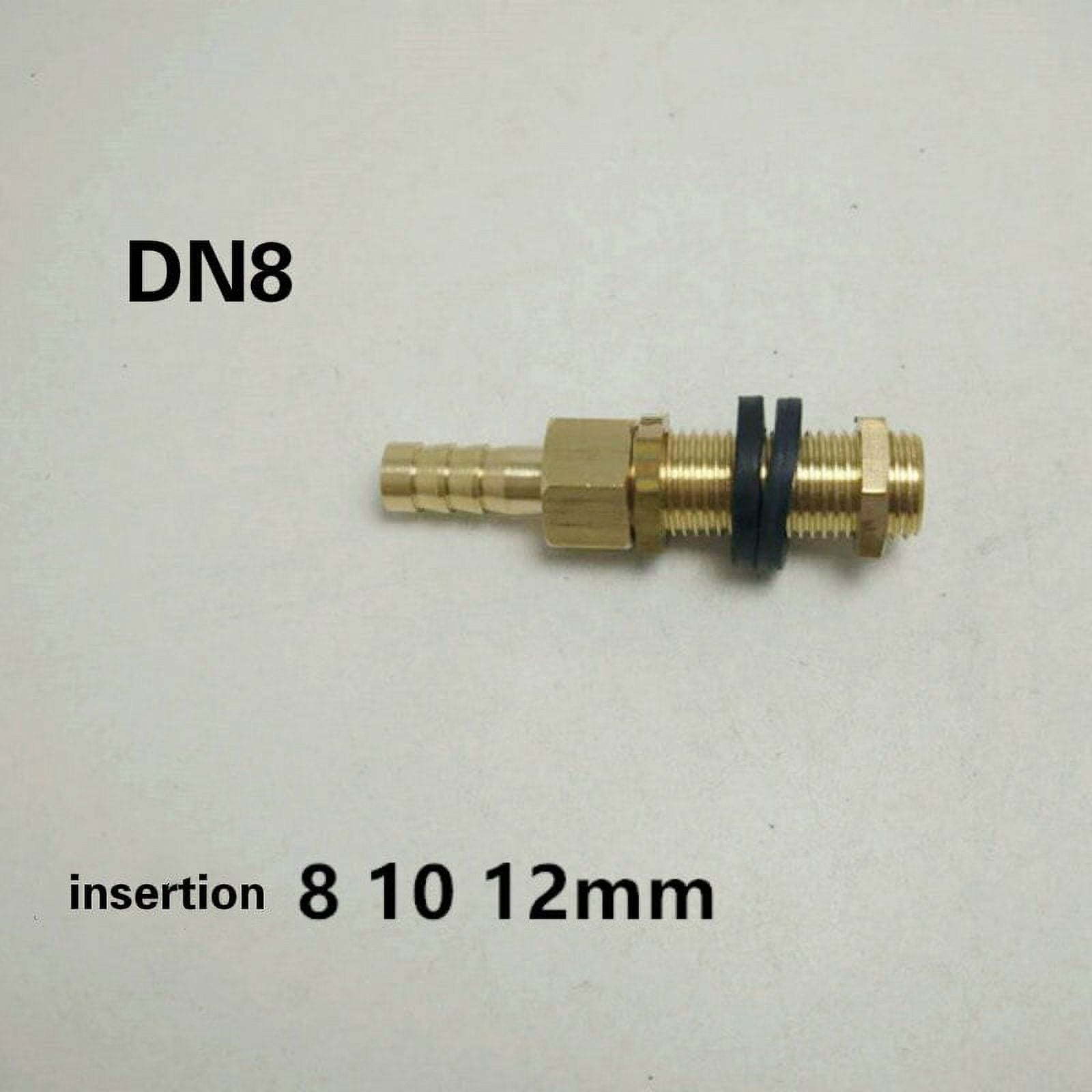 DN8 DN10 bronze Water tank connector plug hose drain connector with valve drain valve 8/10/12mm ...