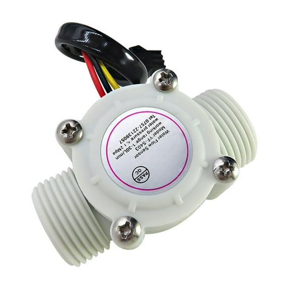 DN8-DN20 Water Flow Sensor 1.75MPa Hall Sensor Turbine Flowmeter DC5 ...