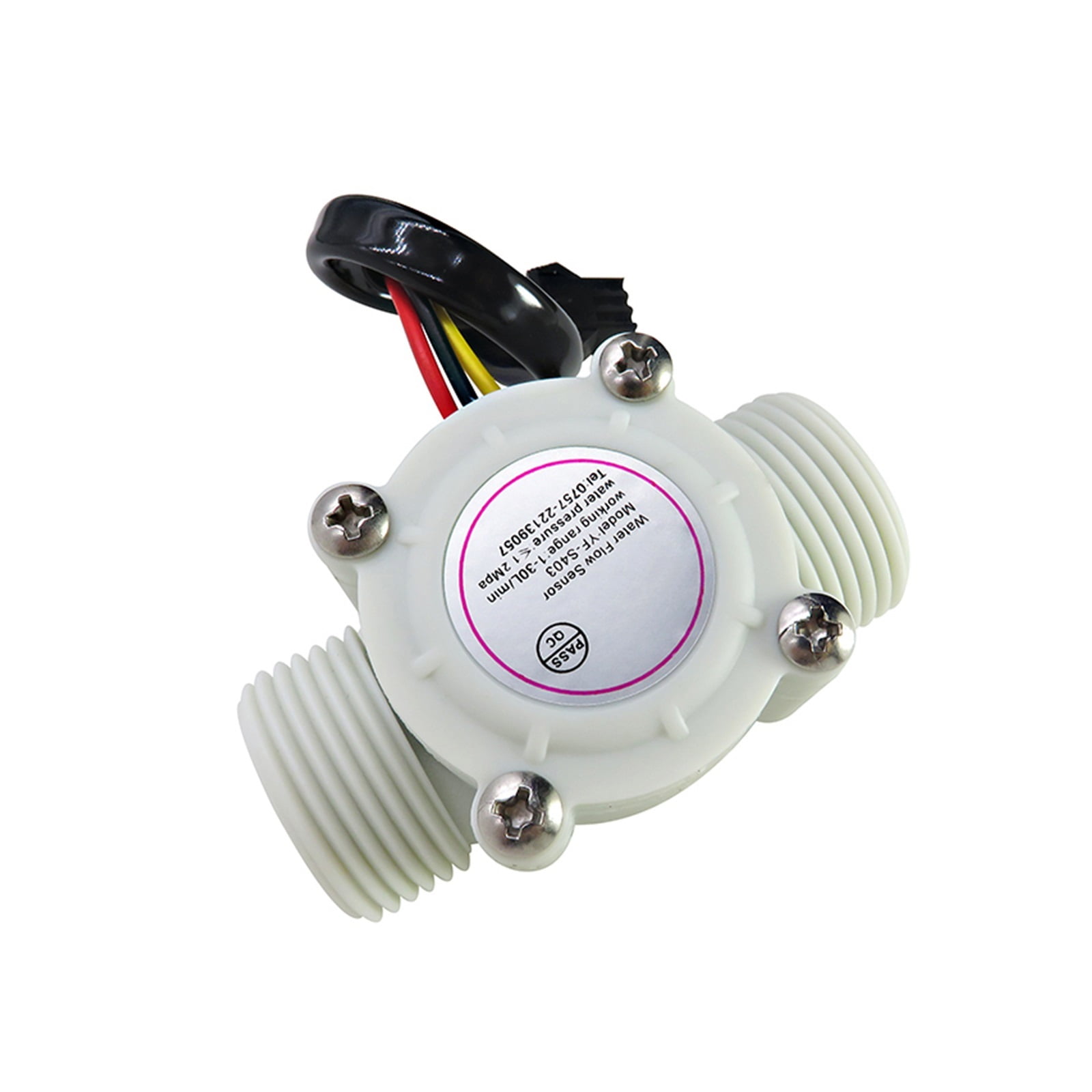 DN8-DN20 Water Flow Sensor 1.75MPa Hall Sensor Turbine Flowmeter DC5 ...