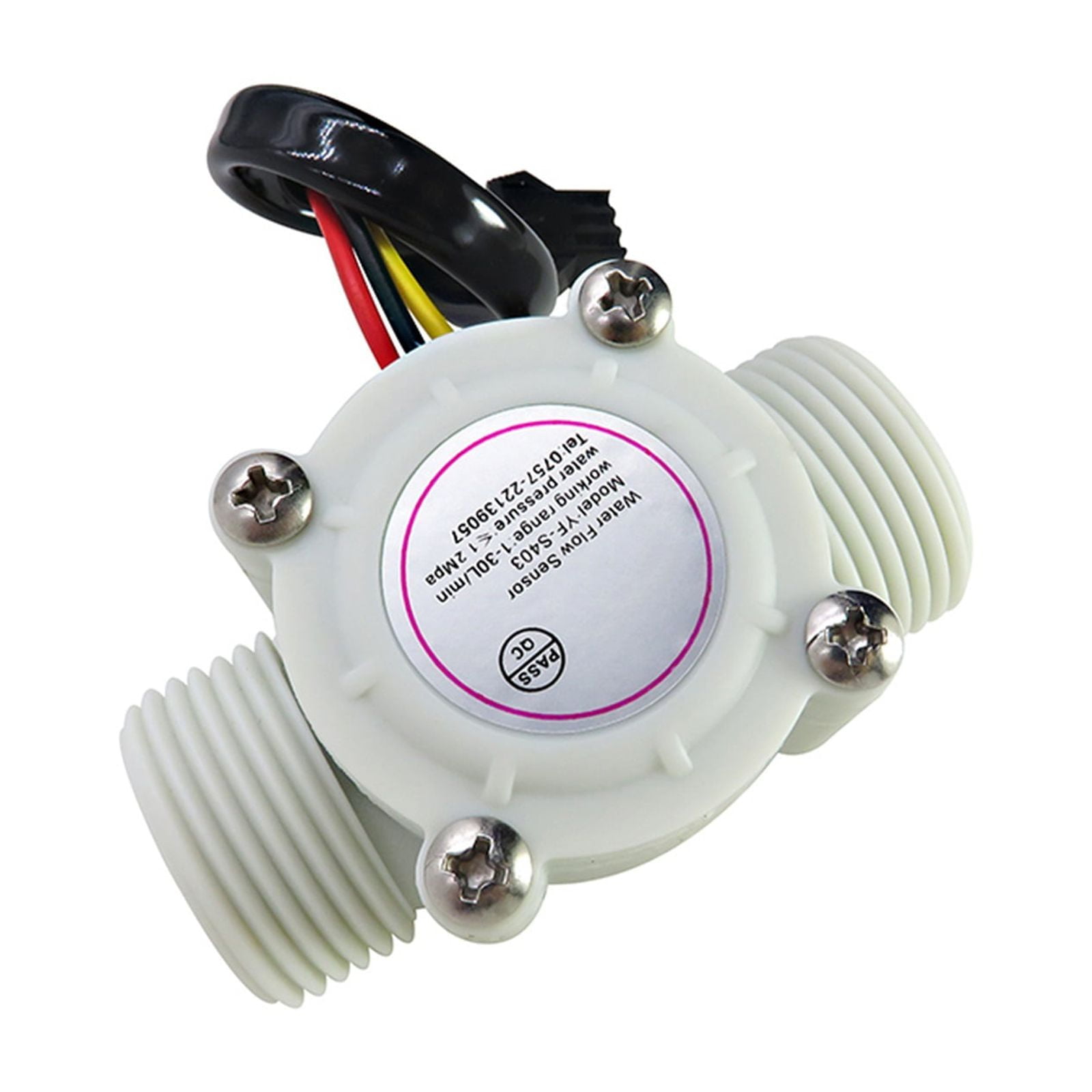 DN8-DN20 Water Flow Sensor 1.75MPa Hall Sensor Turbine Flowmeter DC5 ...