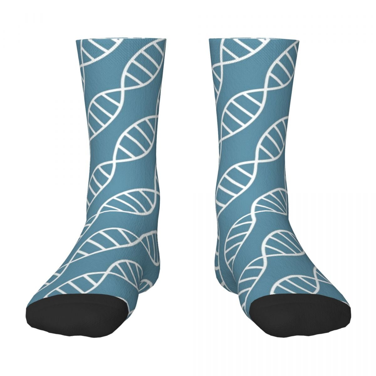 DNA Biotech Pattern Blue Socks cute cartoon crazy Argentina Ladies ...