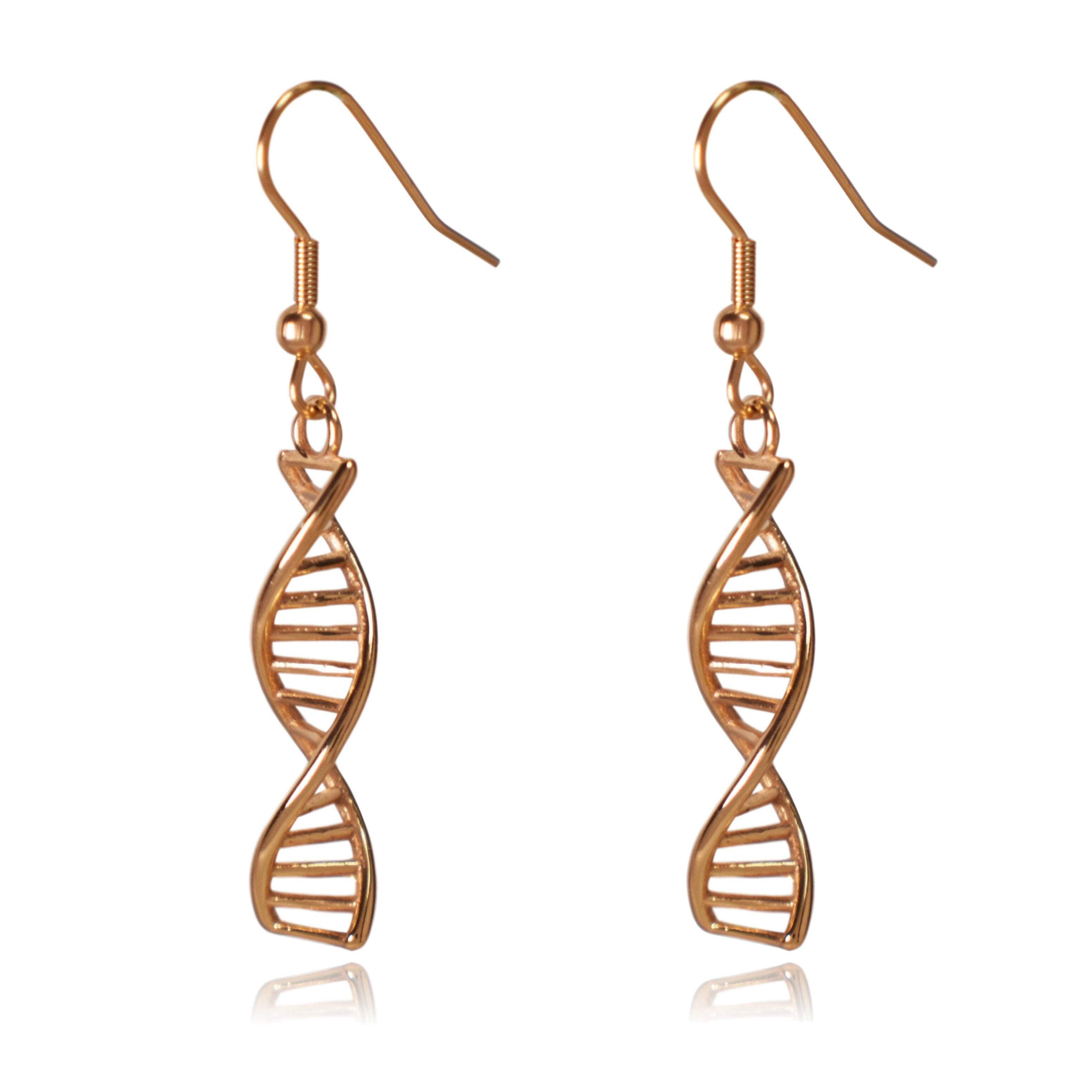 DNA Double Helix Dangle Earrings | Clayton Jewelry Labs - Walmart.com