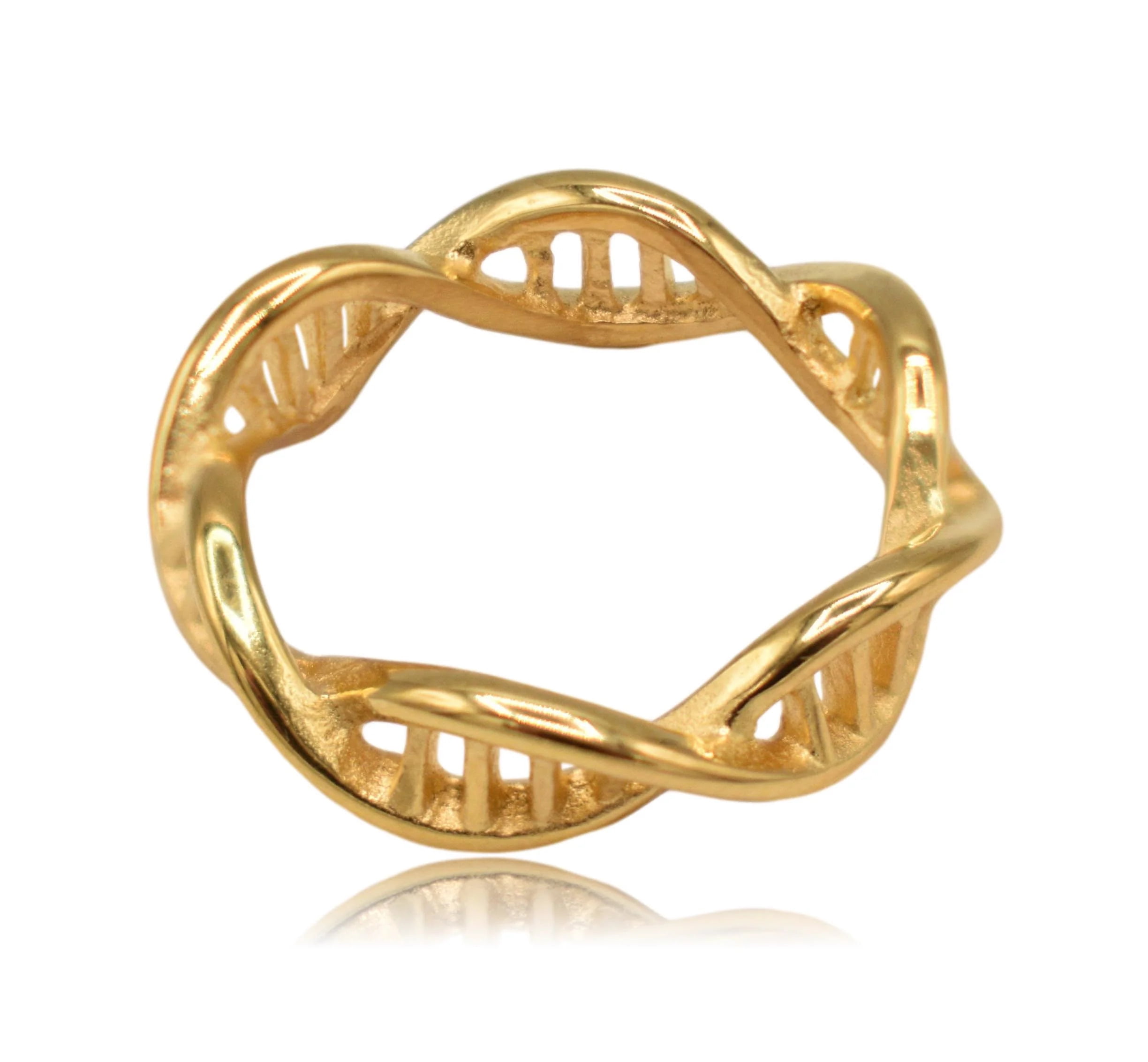DNA Double Helix Ring | Clayton Jewelry Labs - Walmart.com