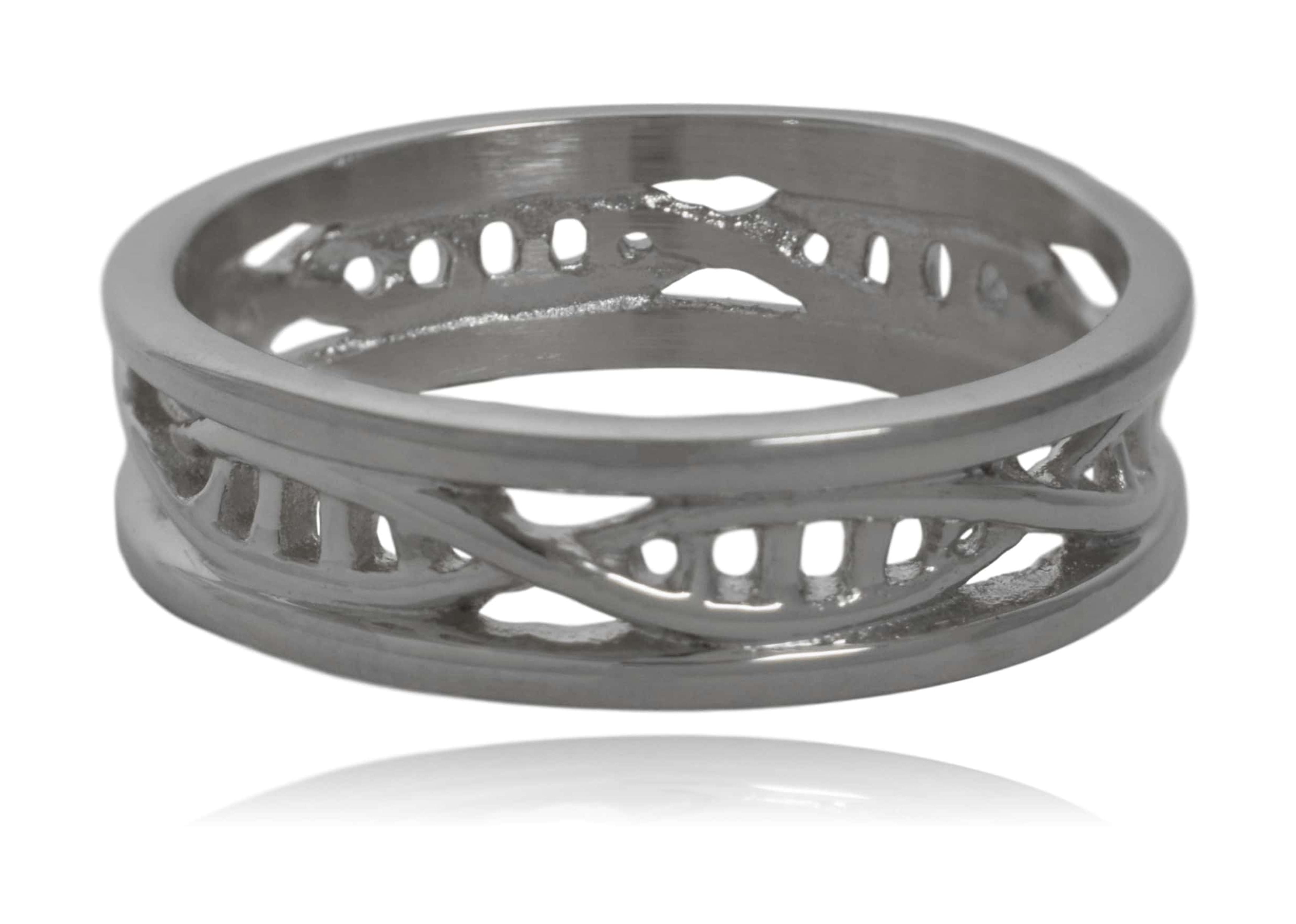 DNA Double Helix Ring with Trim | Clayton Jewelry Labs - Walmart.com