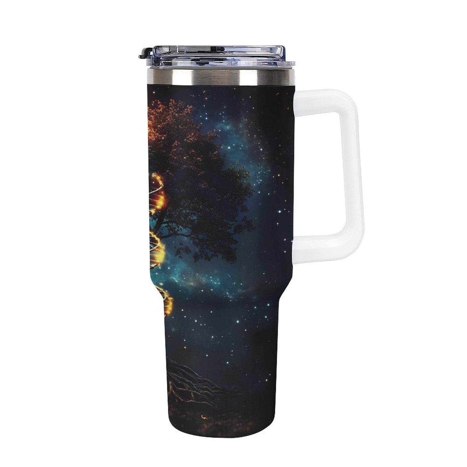 DNA Genetic Helix Tree of Life 40 oz Tumbler with Handle and Straw ...