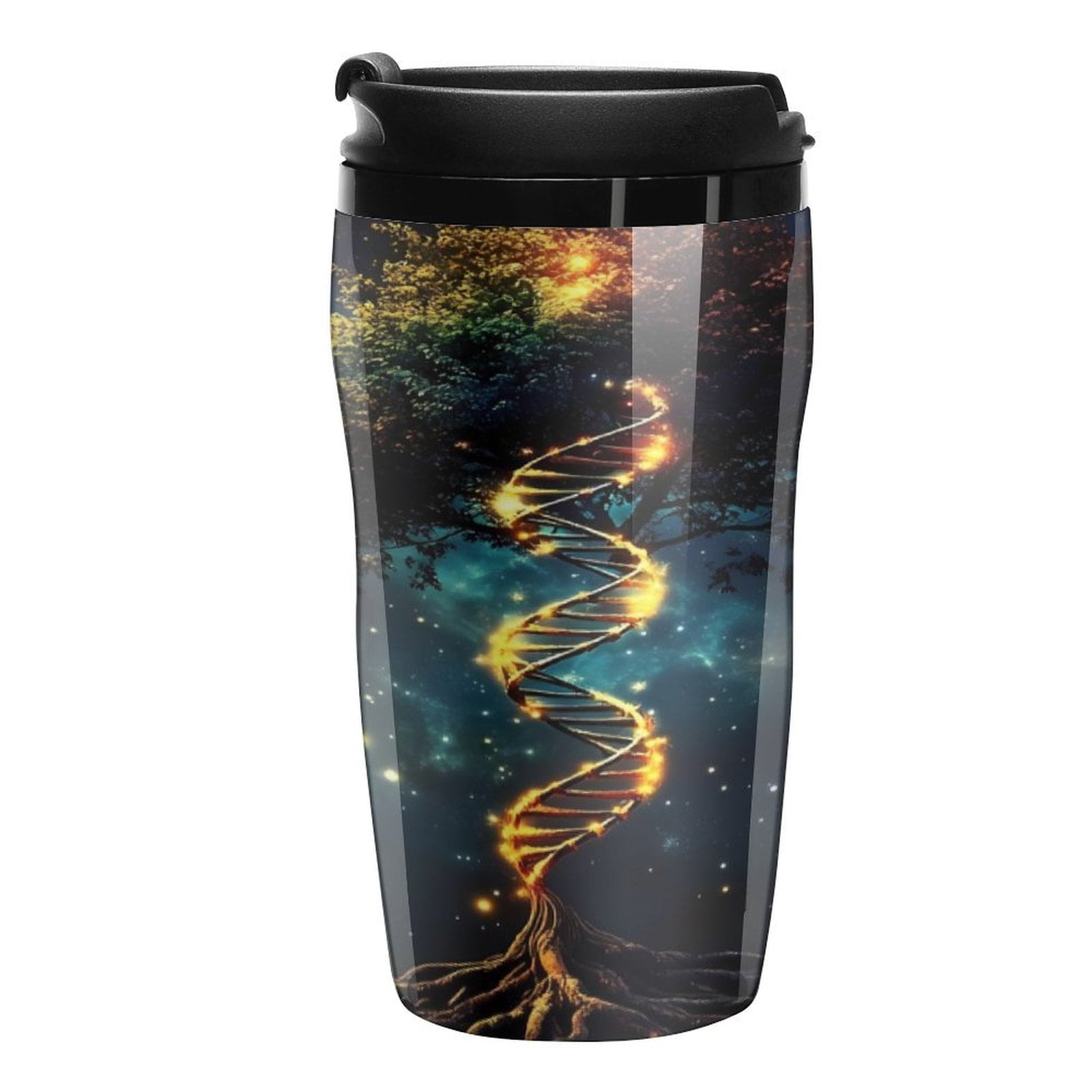 DNA Genetic Helix Tree of Life Travel Coffee Tumbler Reusable Cup for ...