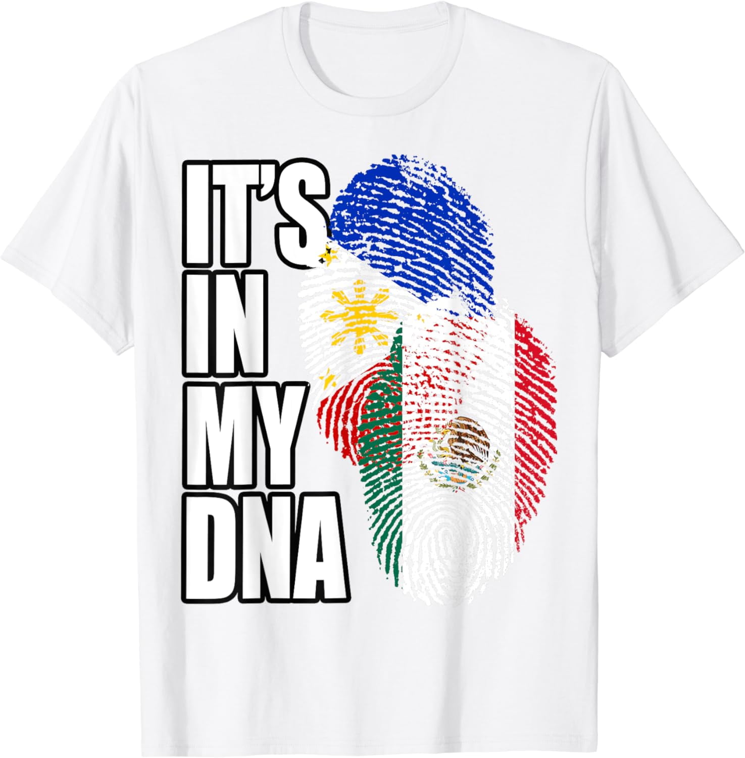 DNA Mix Flag Heritage T-Shirt - Walmart.com
