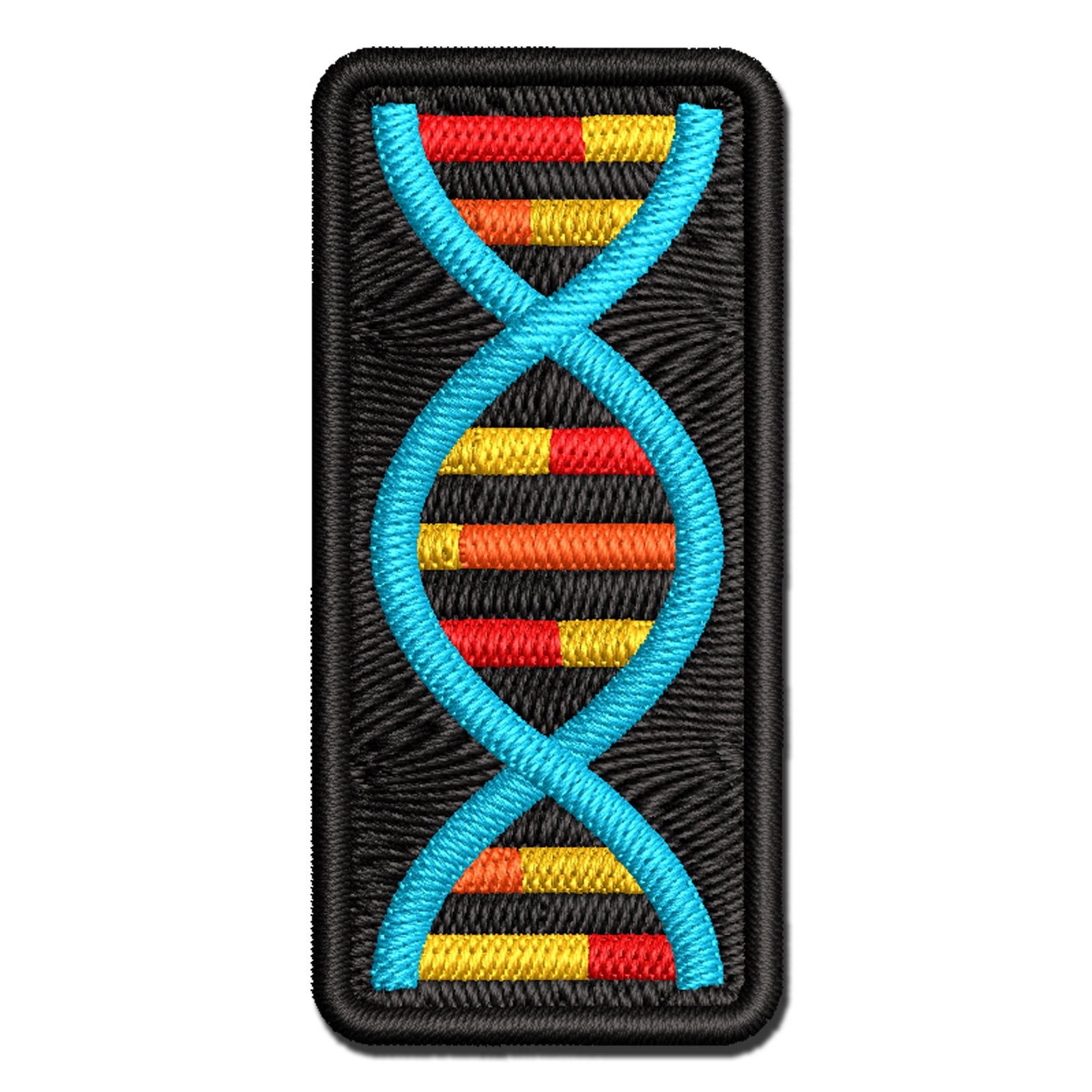 DNA Molecule Double Helix Science Symbol Applique Multi-Color ...