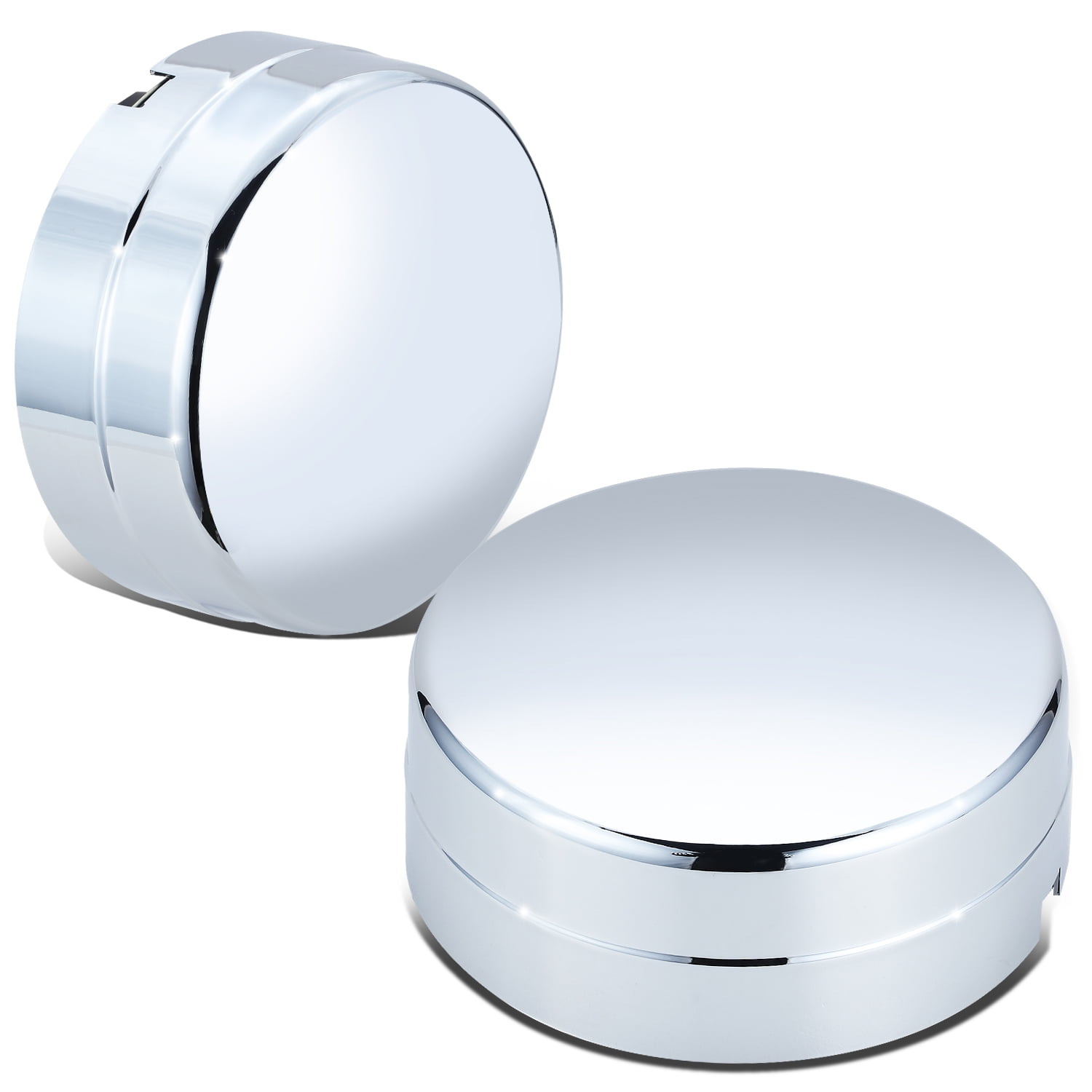 DNA Motoring 2Pcs Blank Faced Style Rear Wheel Center Hub Caps for 2003 ...