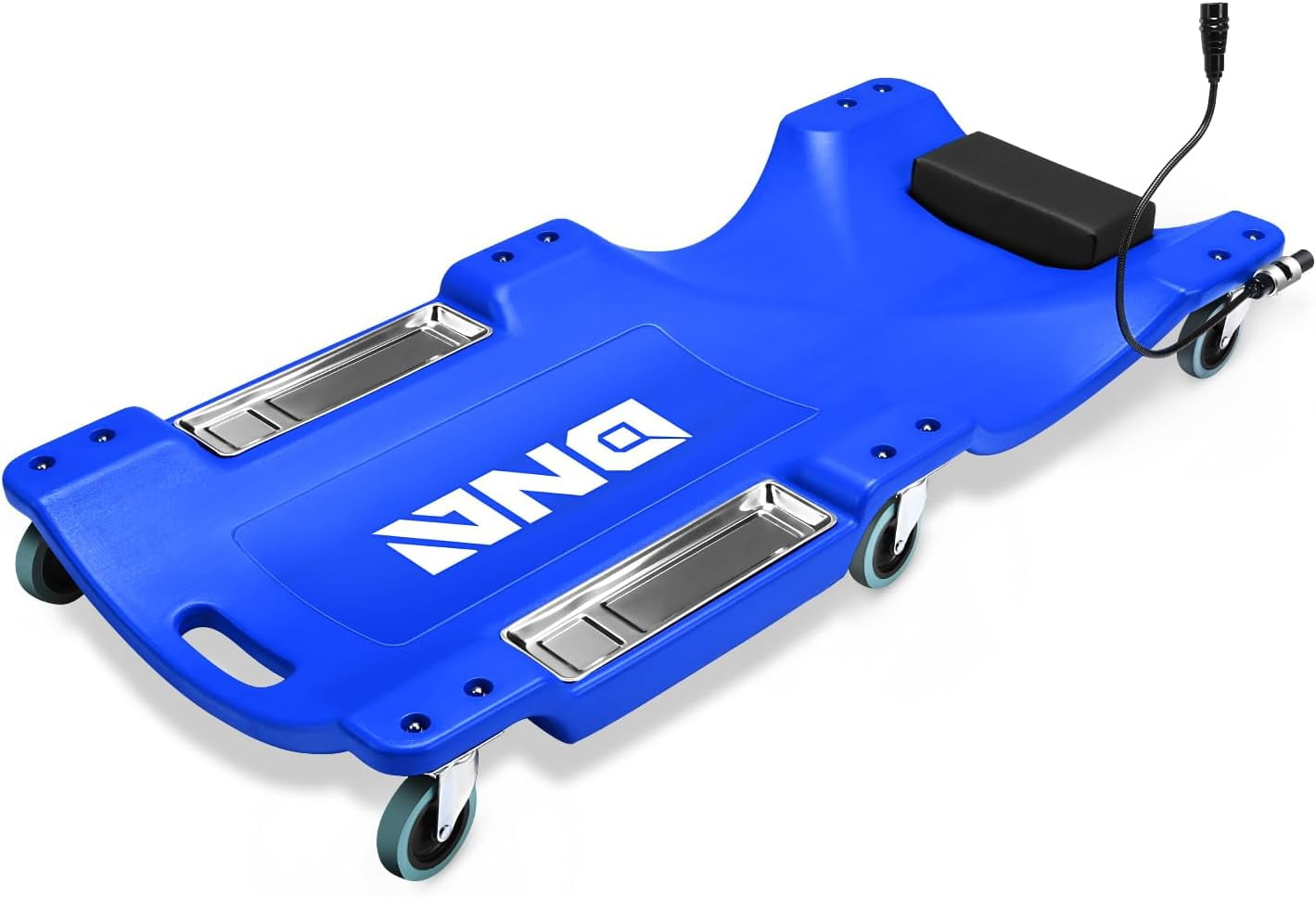 DNA Motoring 40 Inch Low Profile Plastic Rolling Garage Shop Floor ...