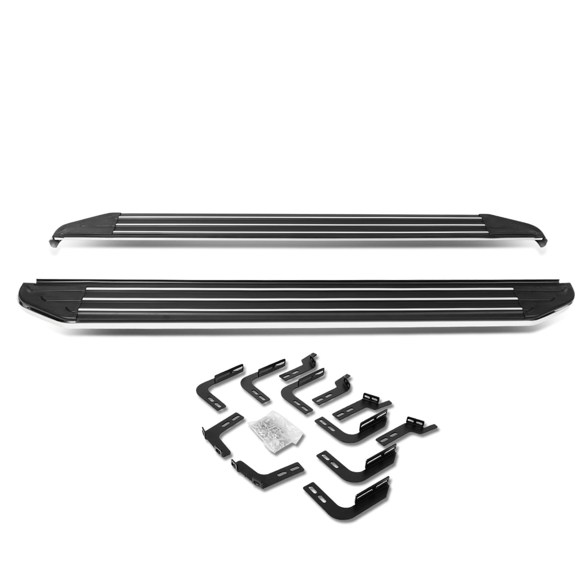 DNA Motoring 5.5" Black Aluminum Side Step Nerf Bars Running Boards for ...