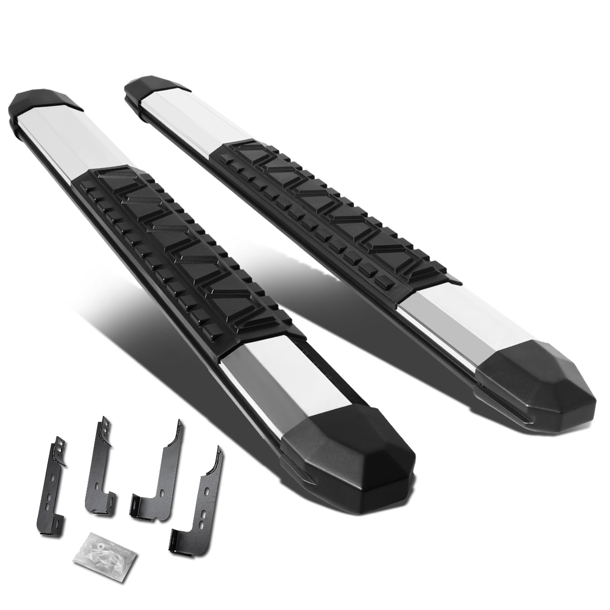 DNA Motoring 5" Aluminum Side Step Nerf Bars Running Boards for 07-19 ...