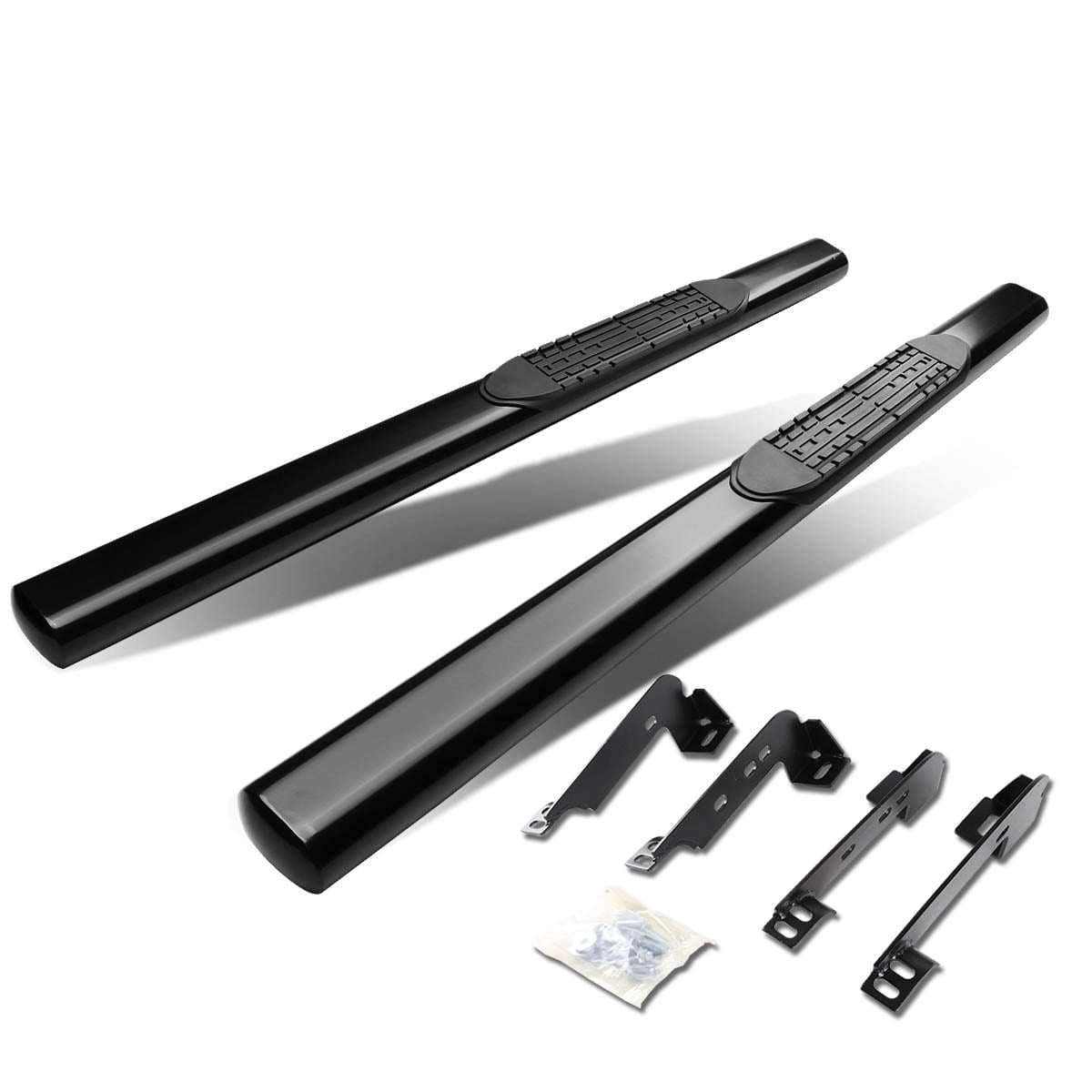 DNA Motoring 4" Black Side Step Nerf Bars Running Boards for 1999-2014 ...