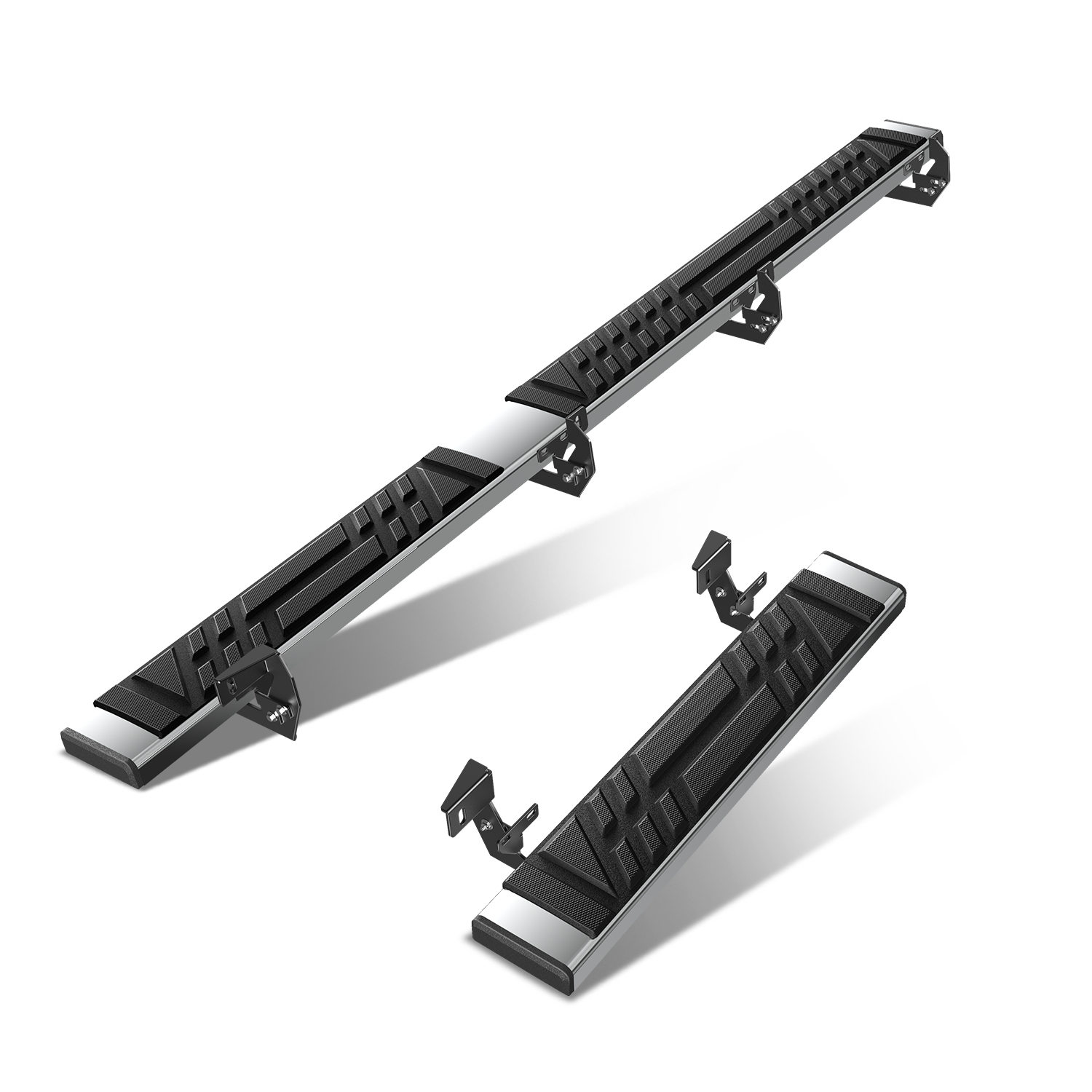 DNA Motoring 6.5" Side Step Running Boards for 07-24 Dodge Mercedes ...