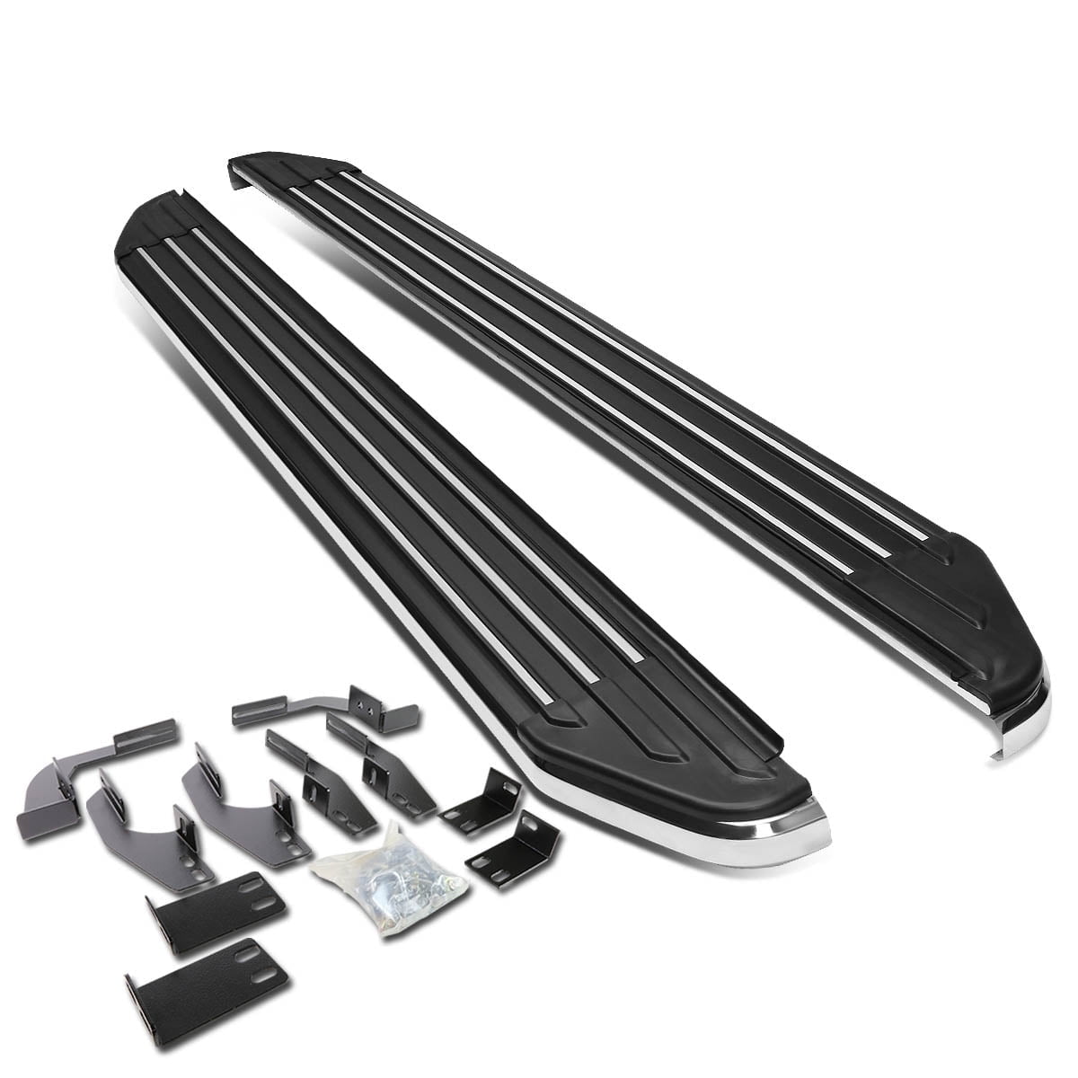 DNA Motoring 5.25" Black Aluminum Side Step Nerf Bars Running Boards ...