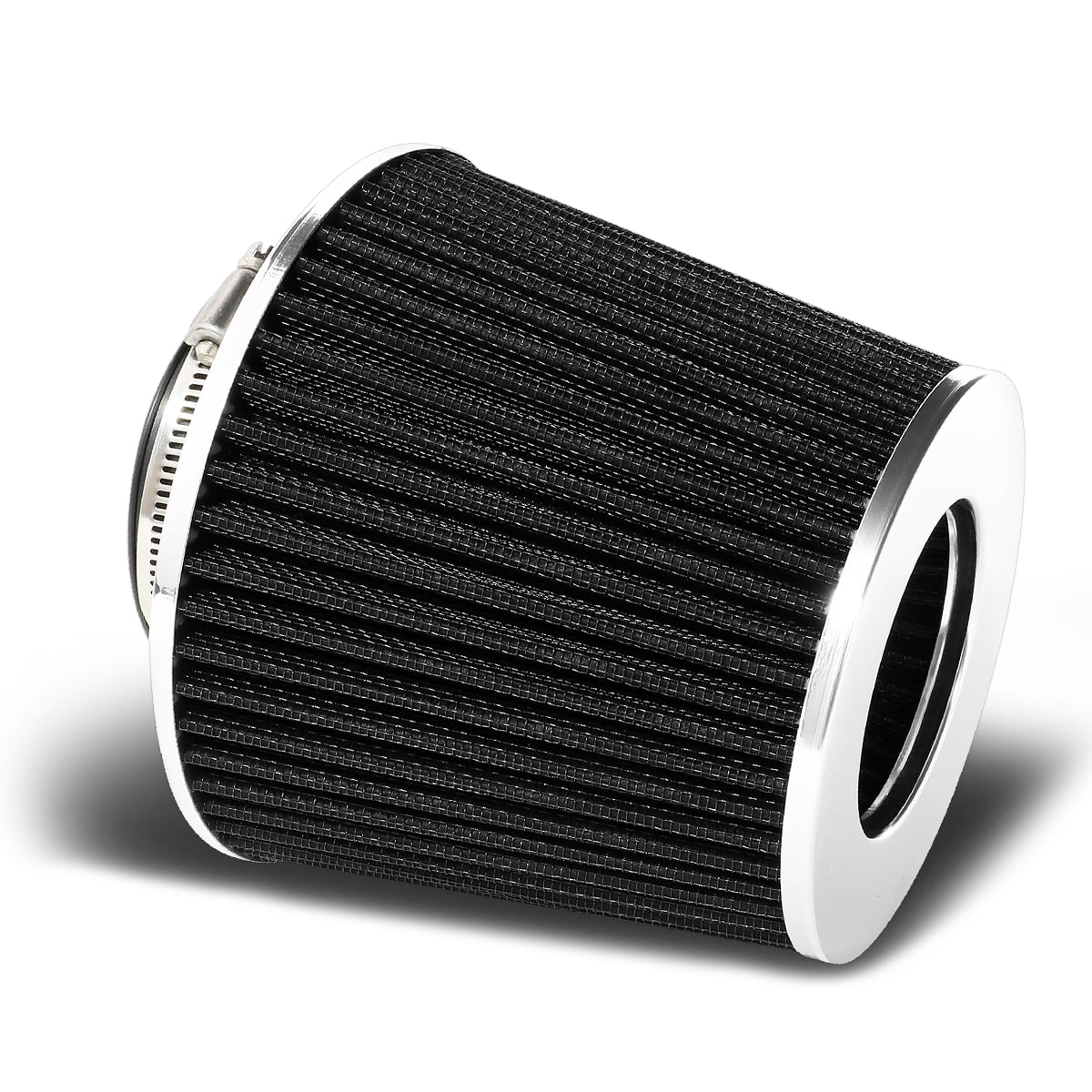 DNA Motoring AF-3-001-BK 3" Performance Racing High Flow Air Intake Dry ...