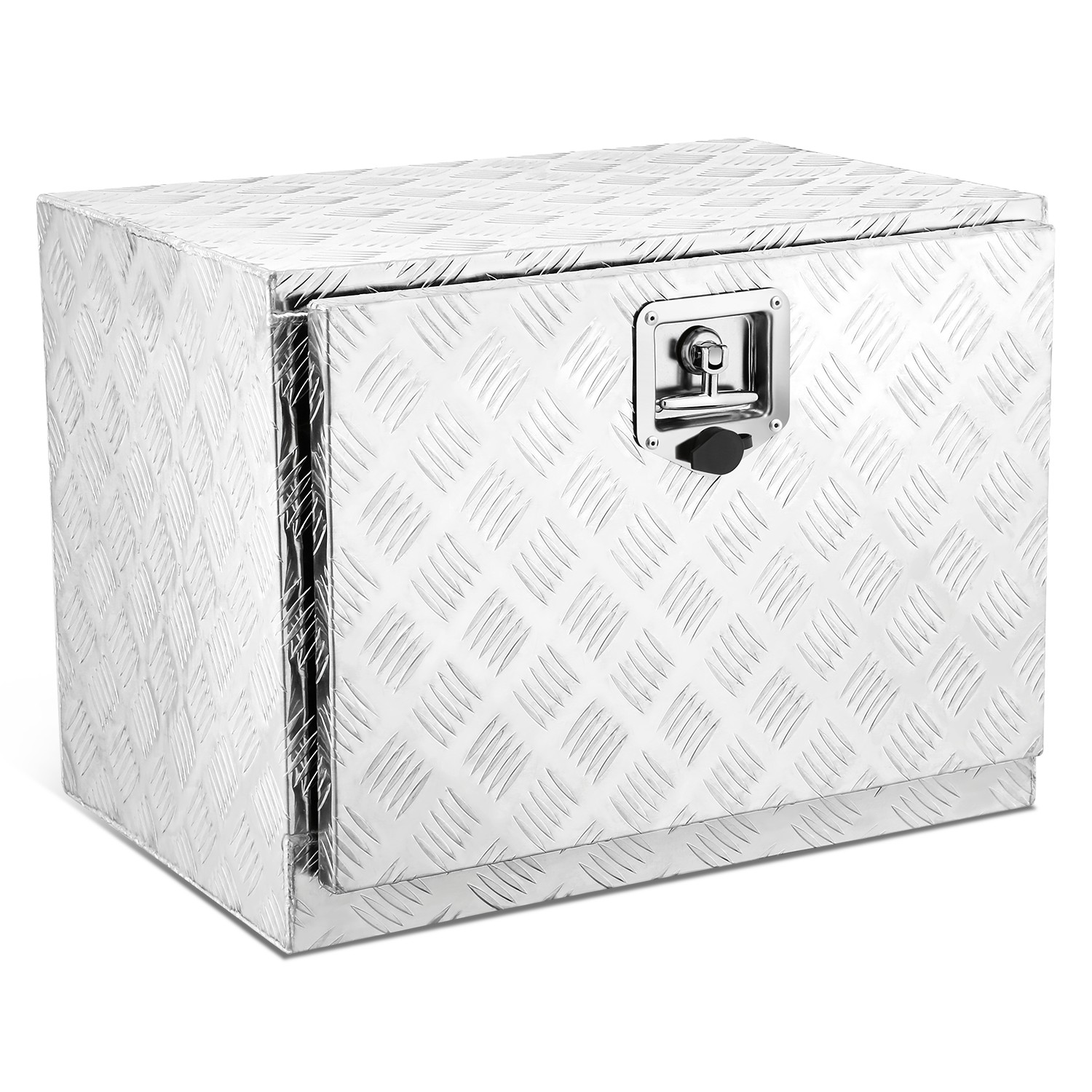 DNA Motoring Aluminum Tool Box Pickup Truck Bed Trailer Storage 24"x18 ...
