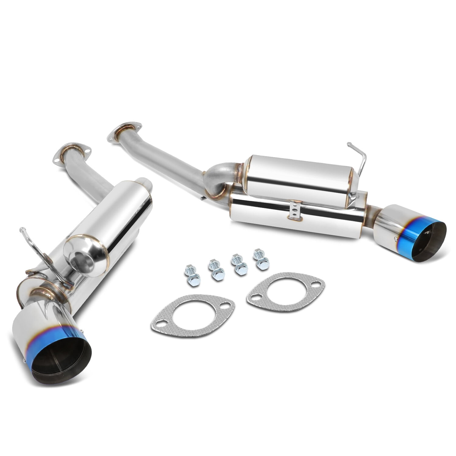 DNA Motoring Muffler Tip Exhaust Axle Back/Catback System for 2003-2008 ...