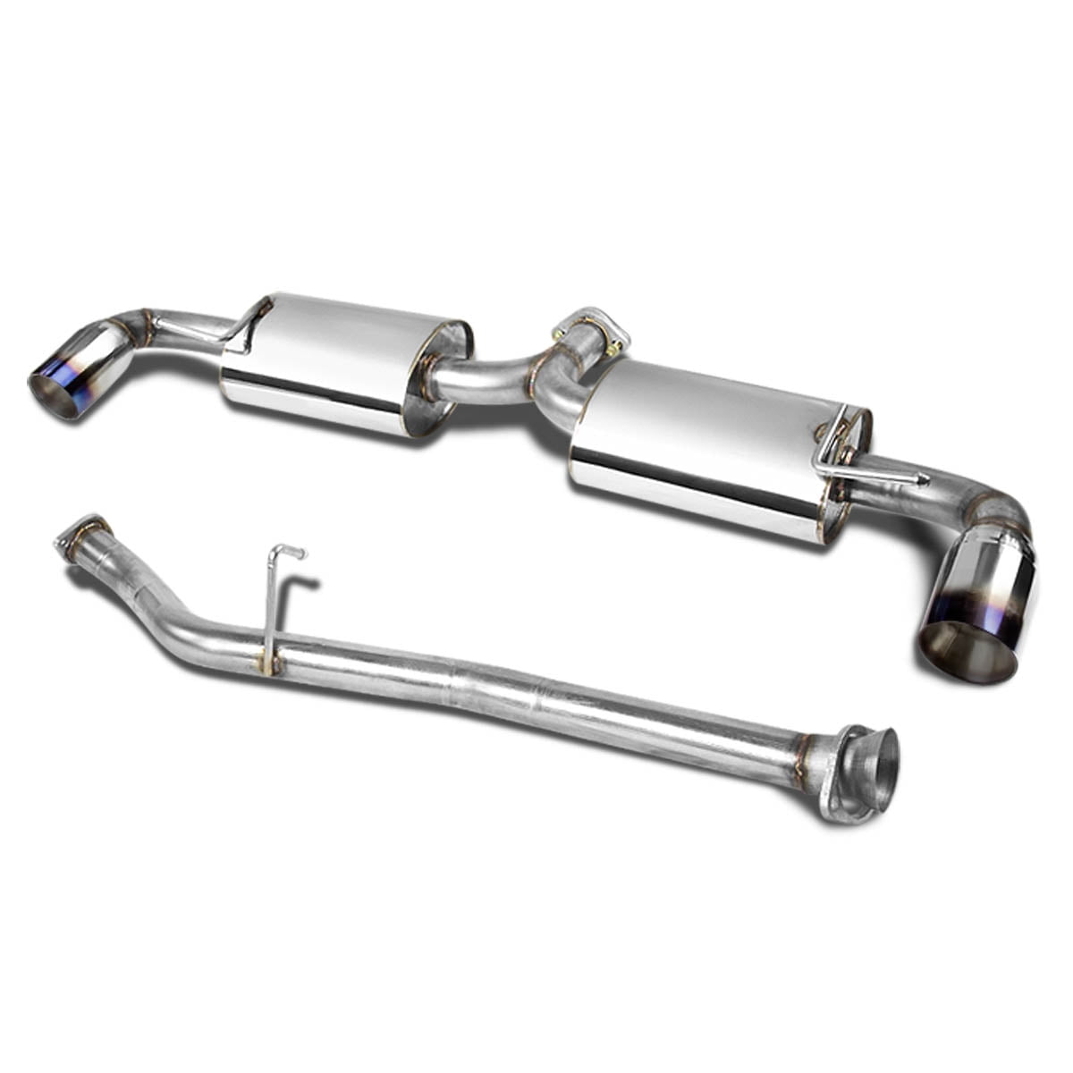 DNA Motoring CBE-MRX8-BT For 2003 to 2010 Mazda RX-8 Catback Exhaust ...