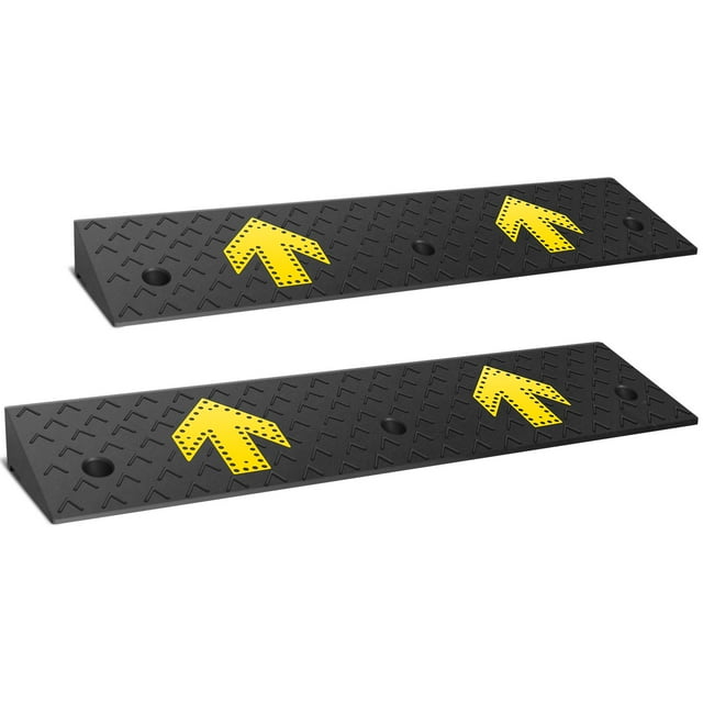 DNA Motoring Cars/Motorcycles/Wheelchair 3" Rise Rubber Arrow Loading ...