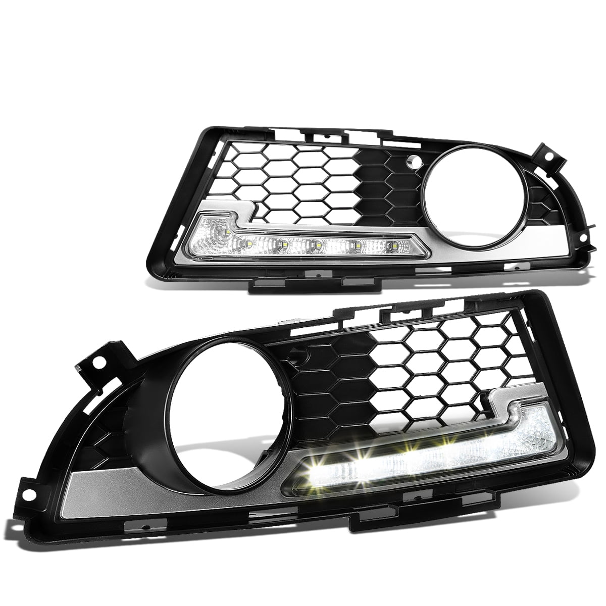 DNA Motoring DRL-LED-F-003 For 2009 to 2011 BMW E90 / E91 3 -Series LCI ...