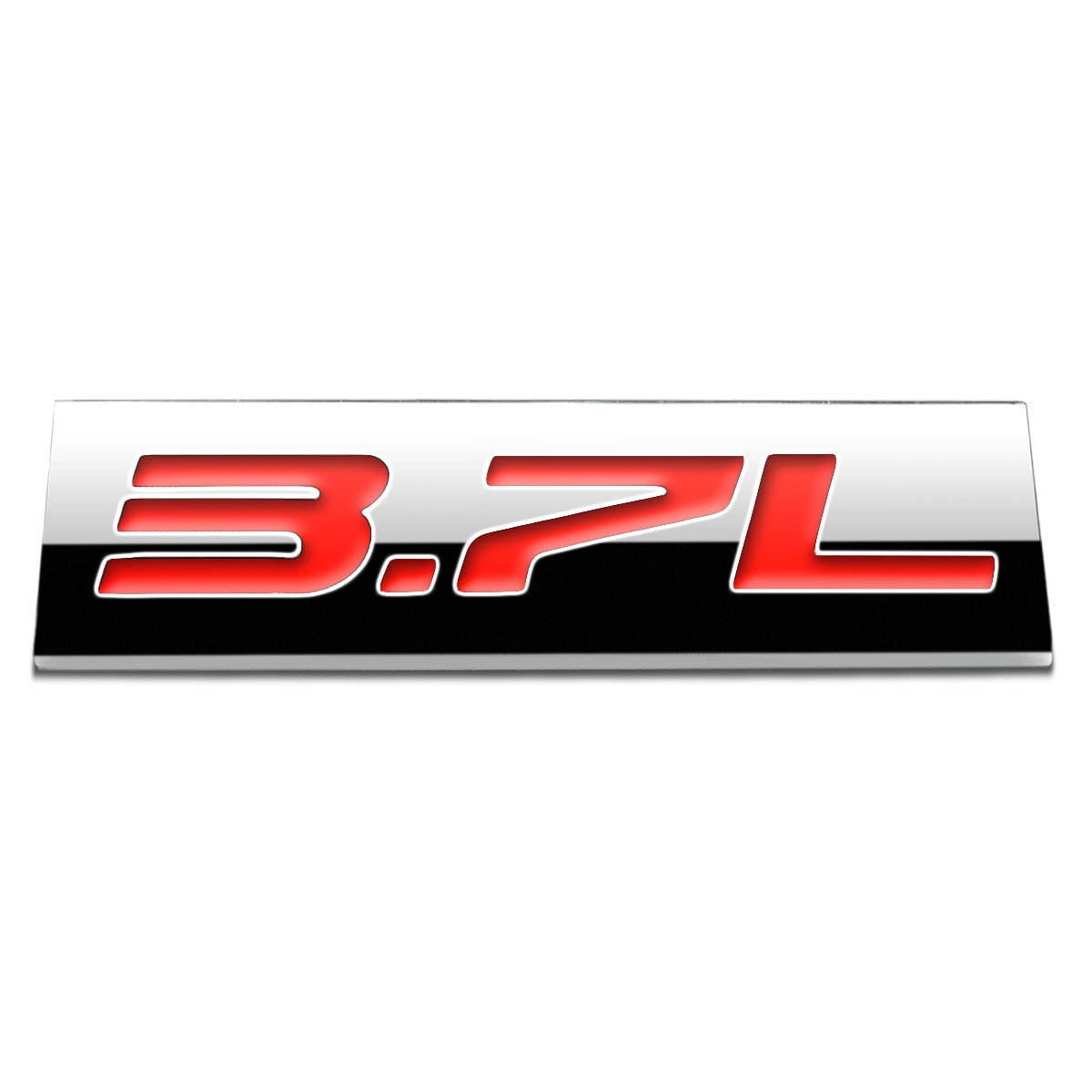 DNA Motoring EM-AS-37L-RD Metal Emblem Car Bumper Trunk Fender Decal ...