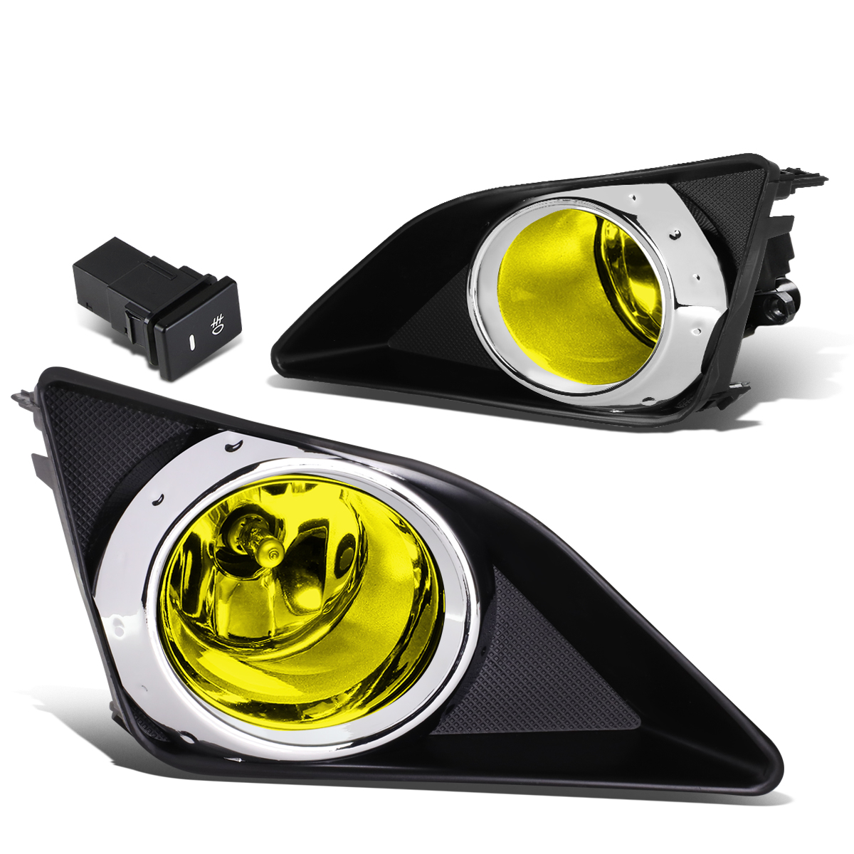 DNA Motoring FL-ZTL-235-AM For 2009 to 2010 Toyota Corolla Sedan Pair ...
