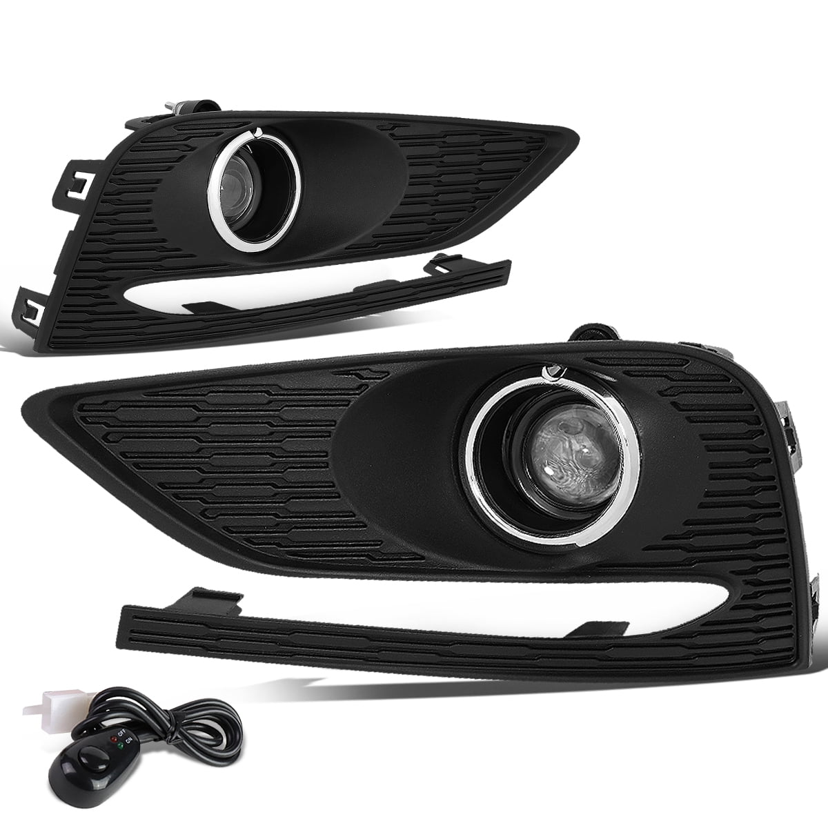 DNA Motoring FL-ZTL-271-CH For 2016 to 2018 Chevy Cruze Projector Front ...