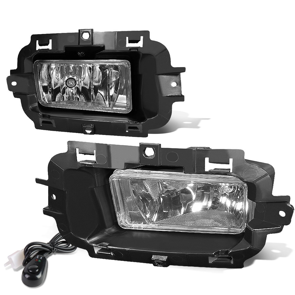 DNA Motoring FL-ZTL-803-CH For 2014 to 2015 Chevy Silverado 1500 Pair ...