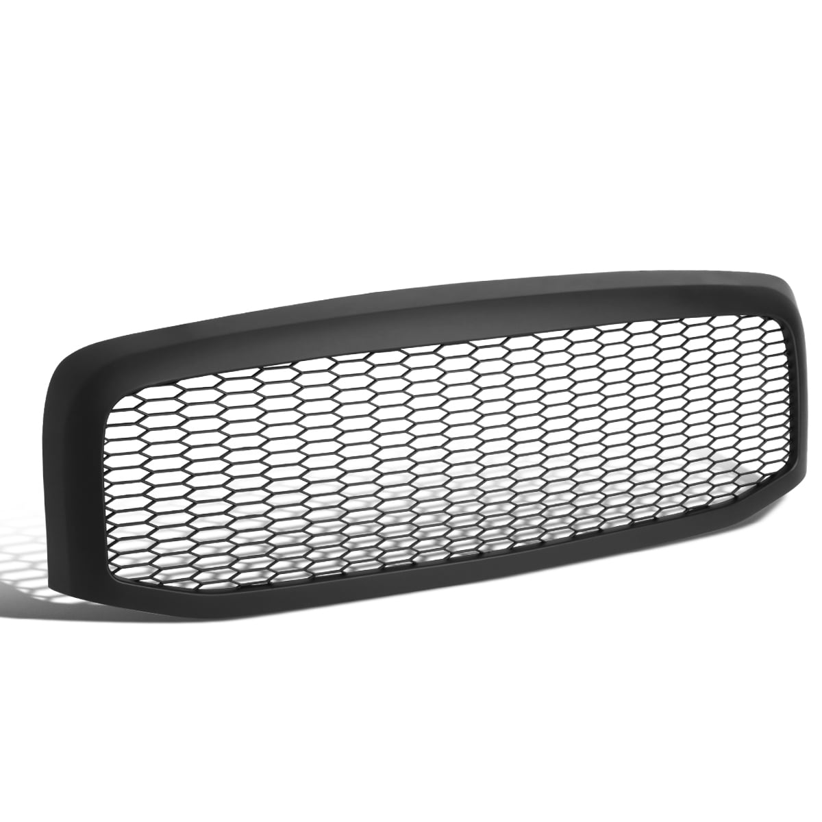 DNA Motoring Matte Black Grille for 2006-2009 Dodge Ram 1500/2500/3500 ...