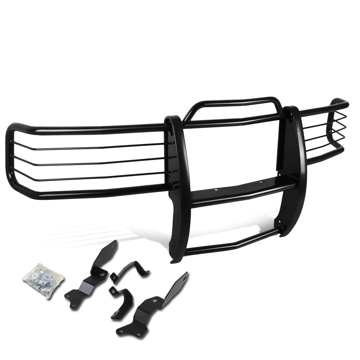 DNA Motoring BULL BARS, Front Bumper Protector Brush Grille Guard Black ...