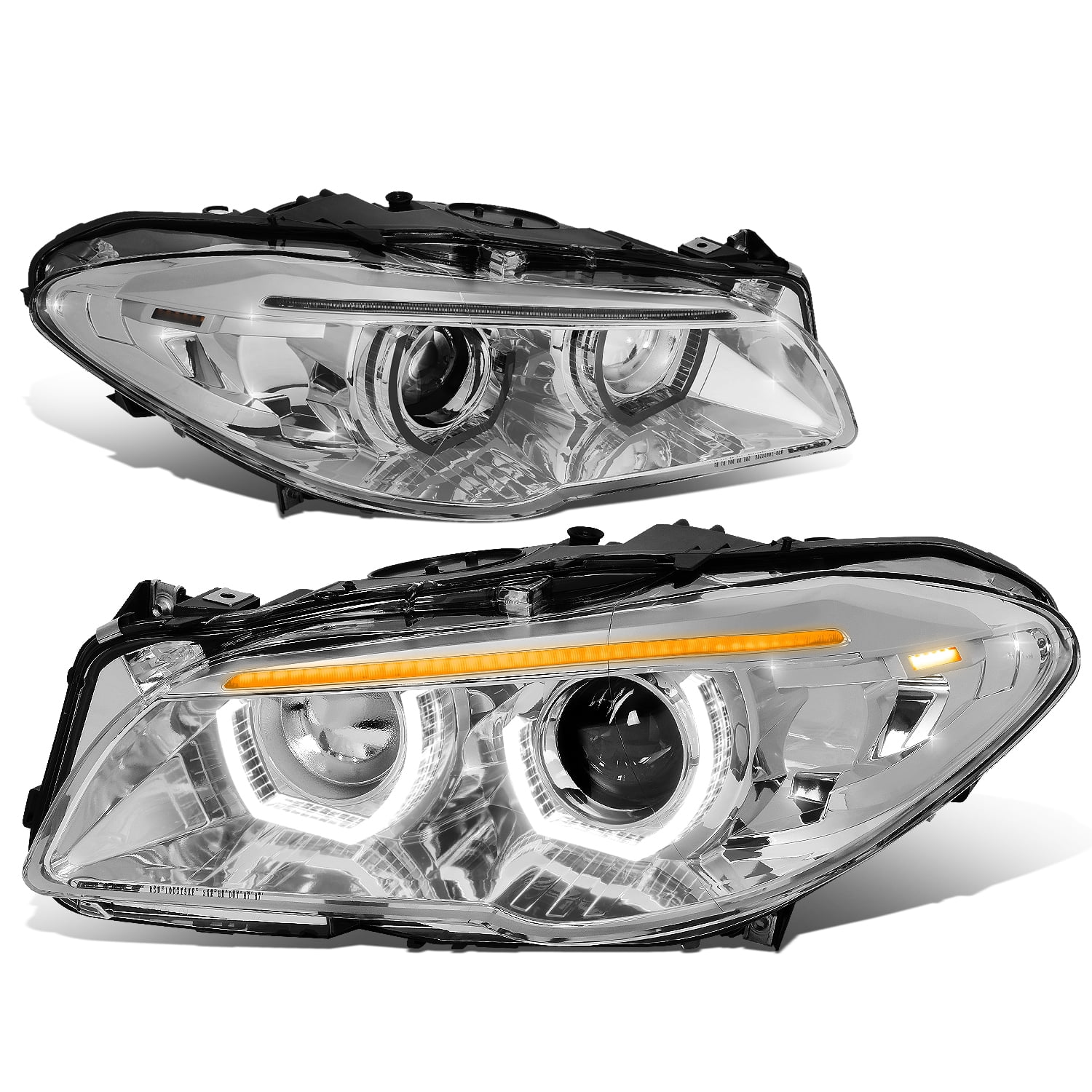 DNA Motoring HL-3D-F1010-CH For 2011-2013 BMW F10 528I 528i 535I 535I ...