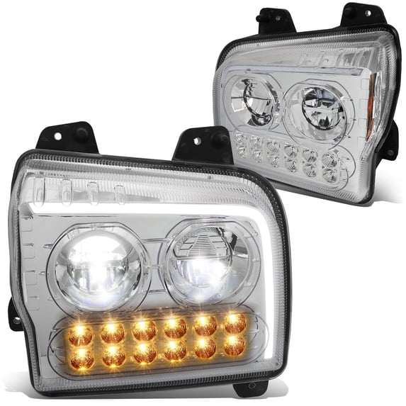 DNA Motoring LED DRL Sequential Turn Signal Headlight Lamp for 2019 ...