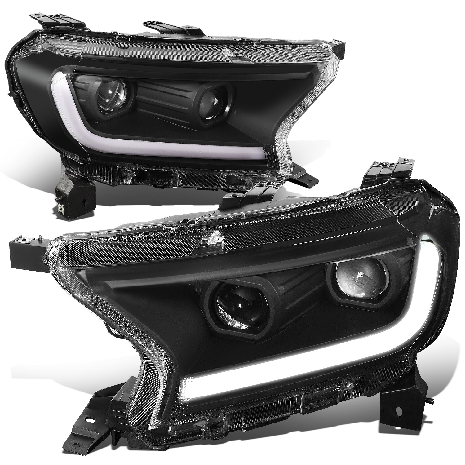 DNA Motoring LED Headlight for 2019-22 Ford Ranger XL XLT, 3-Stage ...