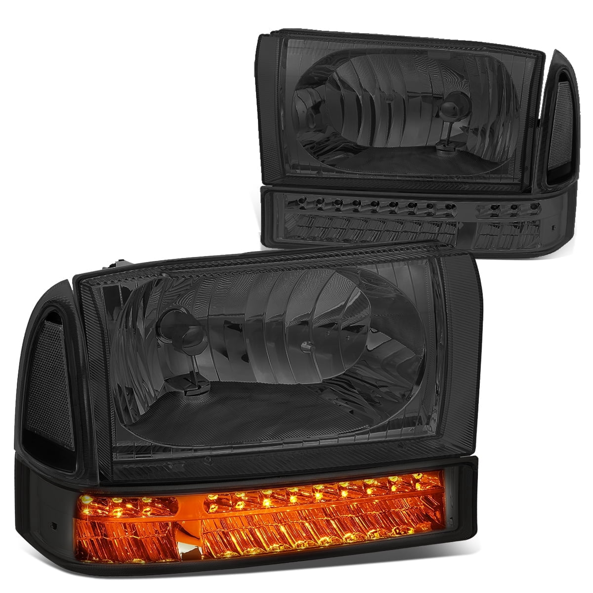 DNA Motoring Duty Headlight LED Turn Signal Lamps for 1999-2004 F250 ...