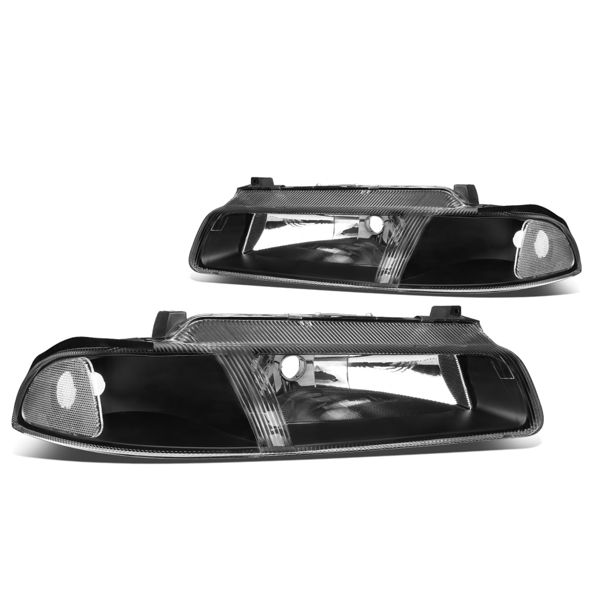 DNA Motoring HL-OH-011-BK-CL1 For 1995 to 2000 Chrysler Cirrus Dodge ...