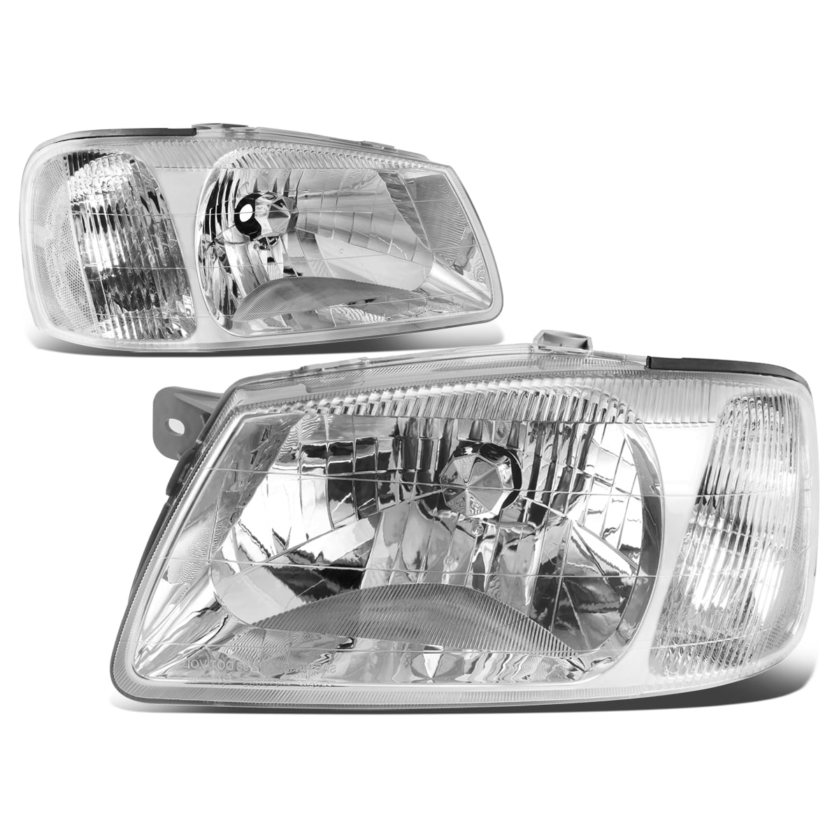 DNA Motoring HL-OH-049-CH-CL1 For 2000 to 2002 Accent LC Headlight ...