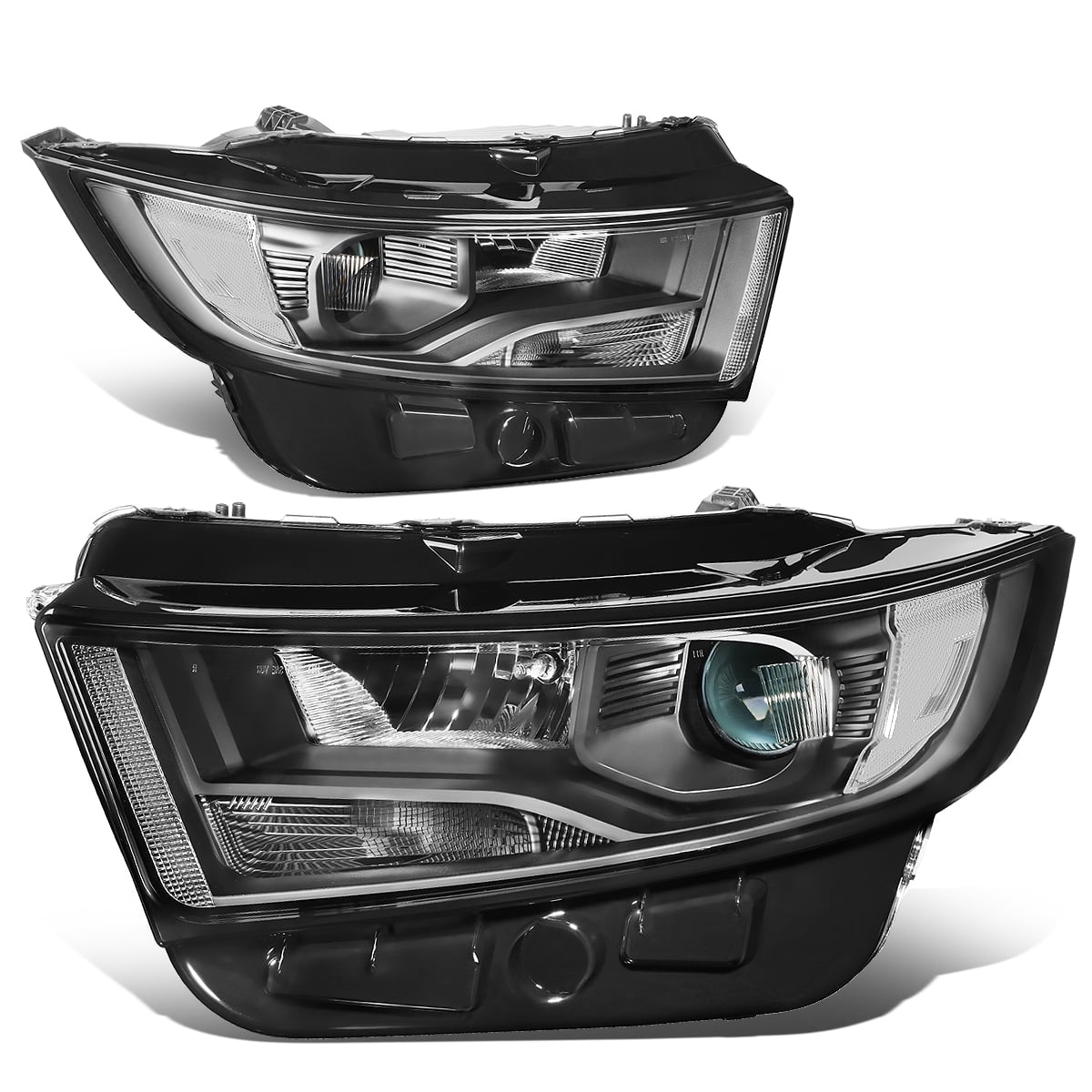 DNA Motoring HL-OH-FEDG15-BK-CL1 For 2015 to 2018 Ford Edge Factory ...