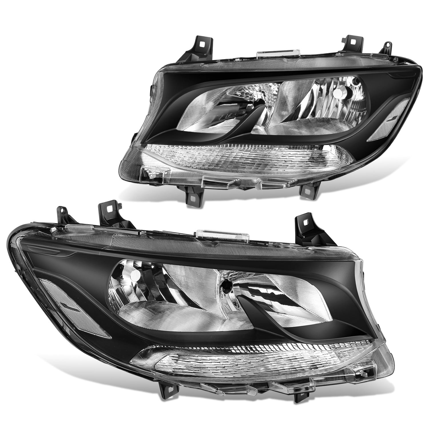 DNA Motoring Headlight Assembly for 19-22 Mercedes Sprinter 1500-4500 ...