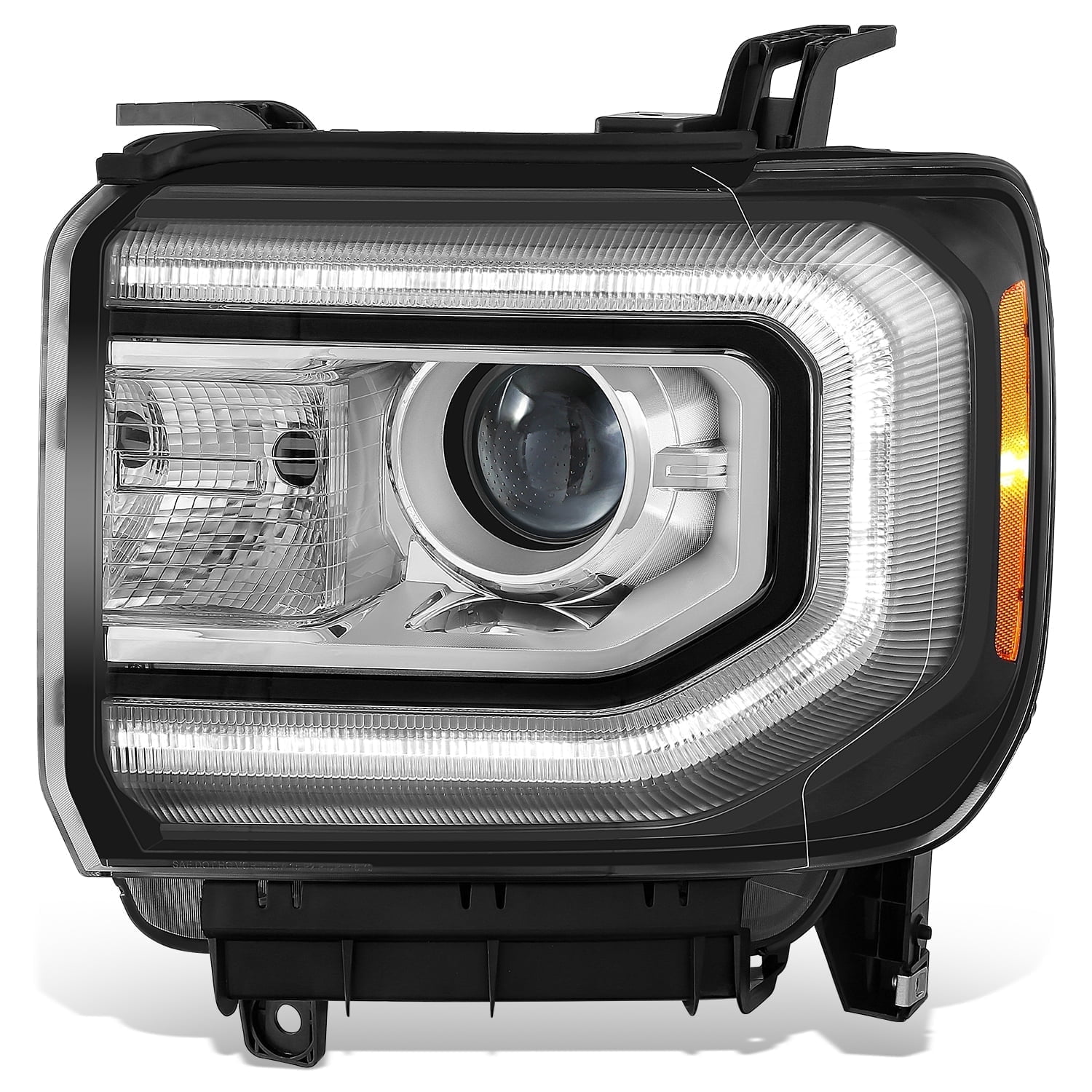 DNA Motoring For 16-18 GMC Sierra 1500 Driver Left LH Side LED DRL HID ...