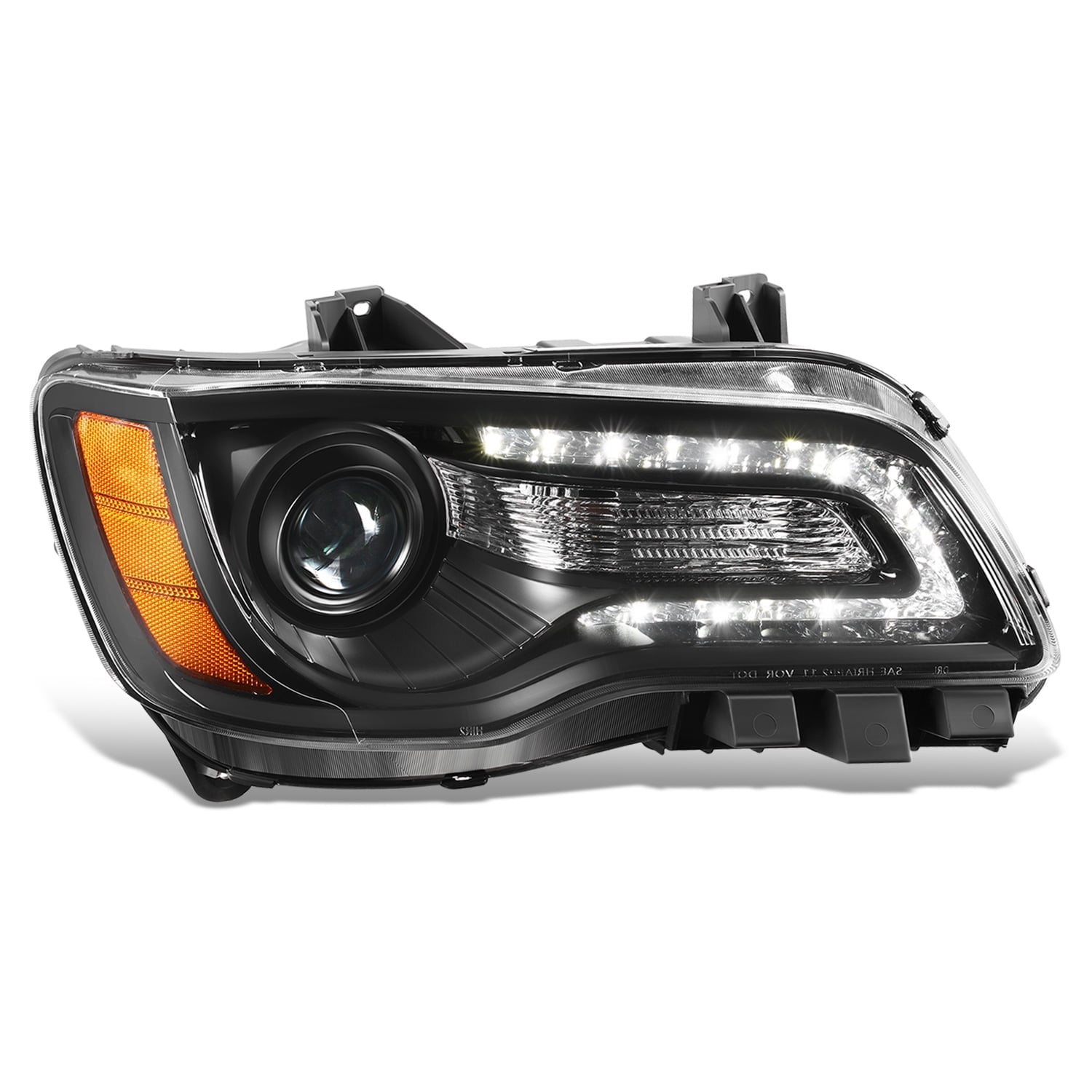 DNA Motoring LED DRL Projector Headlight for 11-14 Chrysler 300 ...