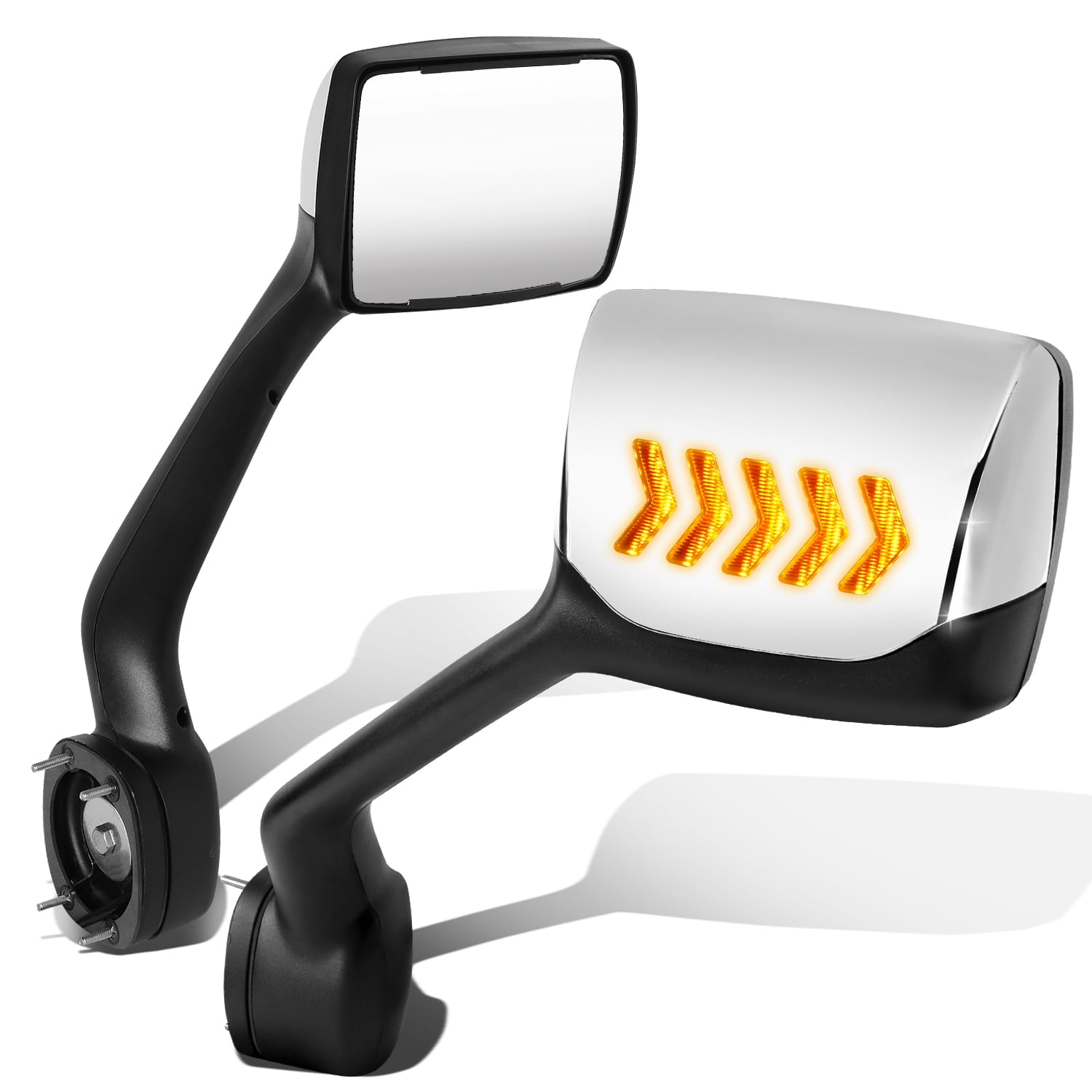Dna Motoring LED Arrow Mirrors For Kenworth T680 & Peterbilt 579/587 ...