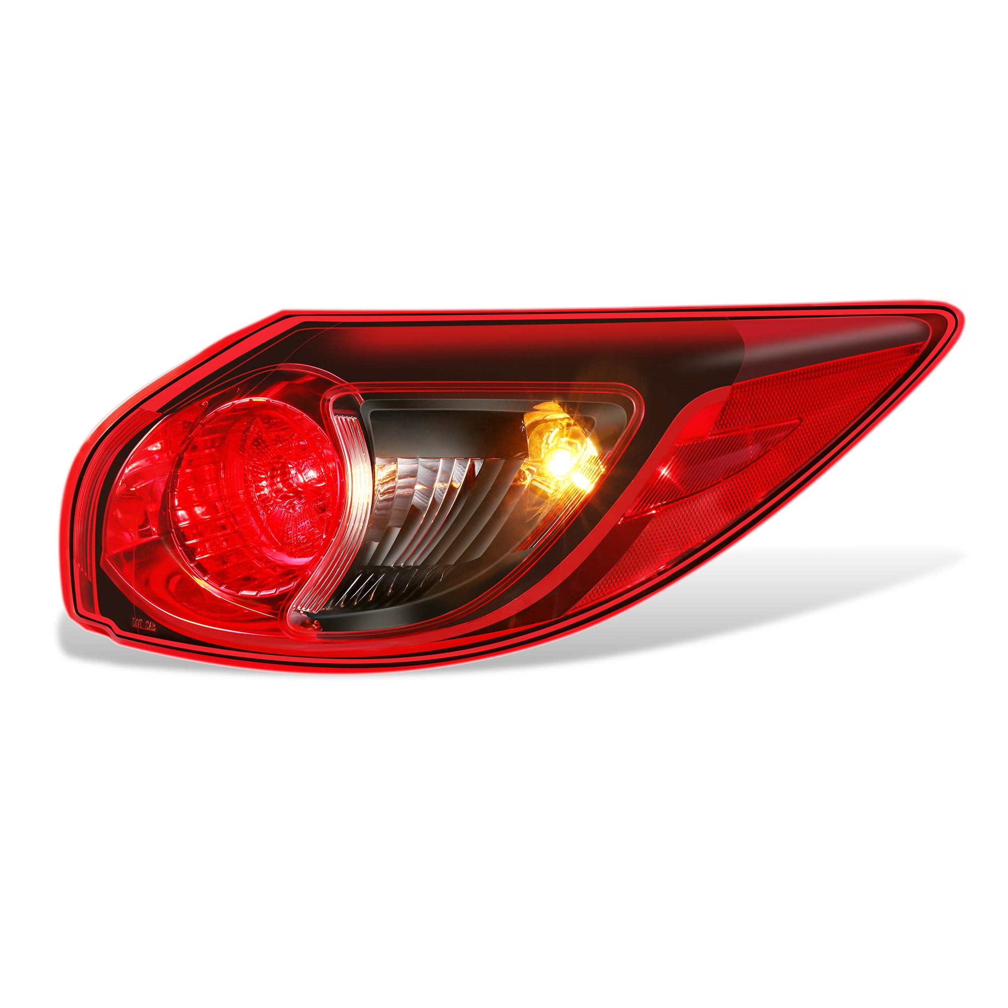 DNA Motoring OEM-TL-003-R For 2013-2016 Mazda CX-5 OE Style Right Passenger Side Outer Tail ...